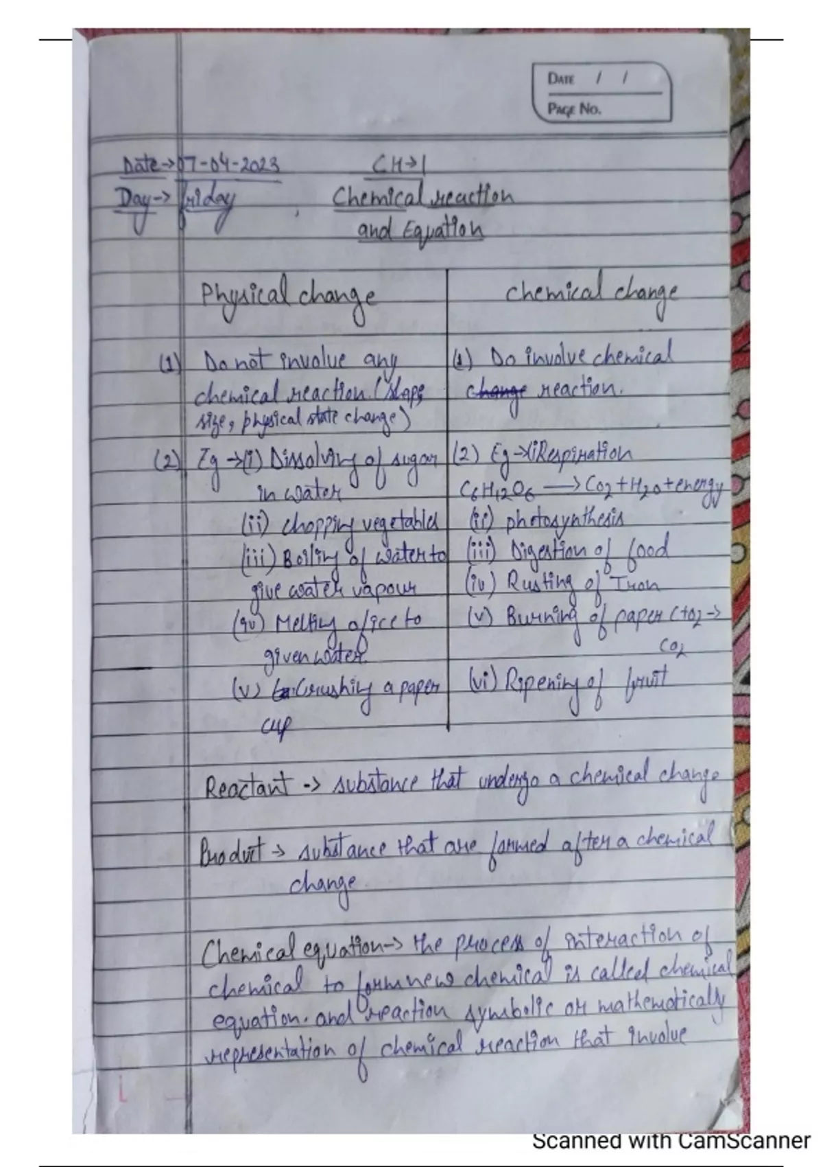 Class 10 Science Chapter 1 – chemical equation and reaction | 16 Pages ...