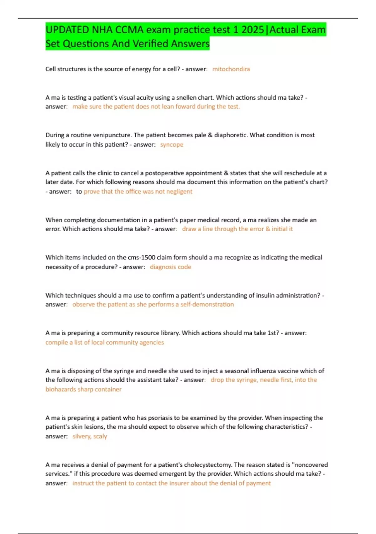 Meaghan Piretti’s study guide (IMAGE PRODUCTION)LATTEST UPDATE ...