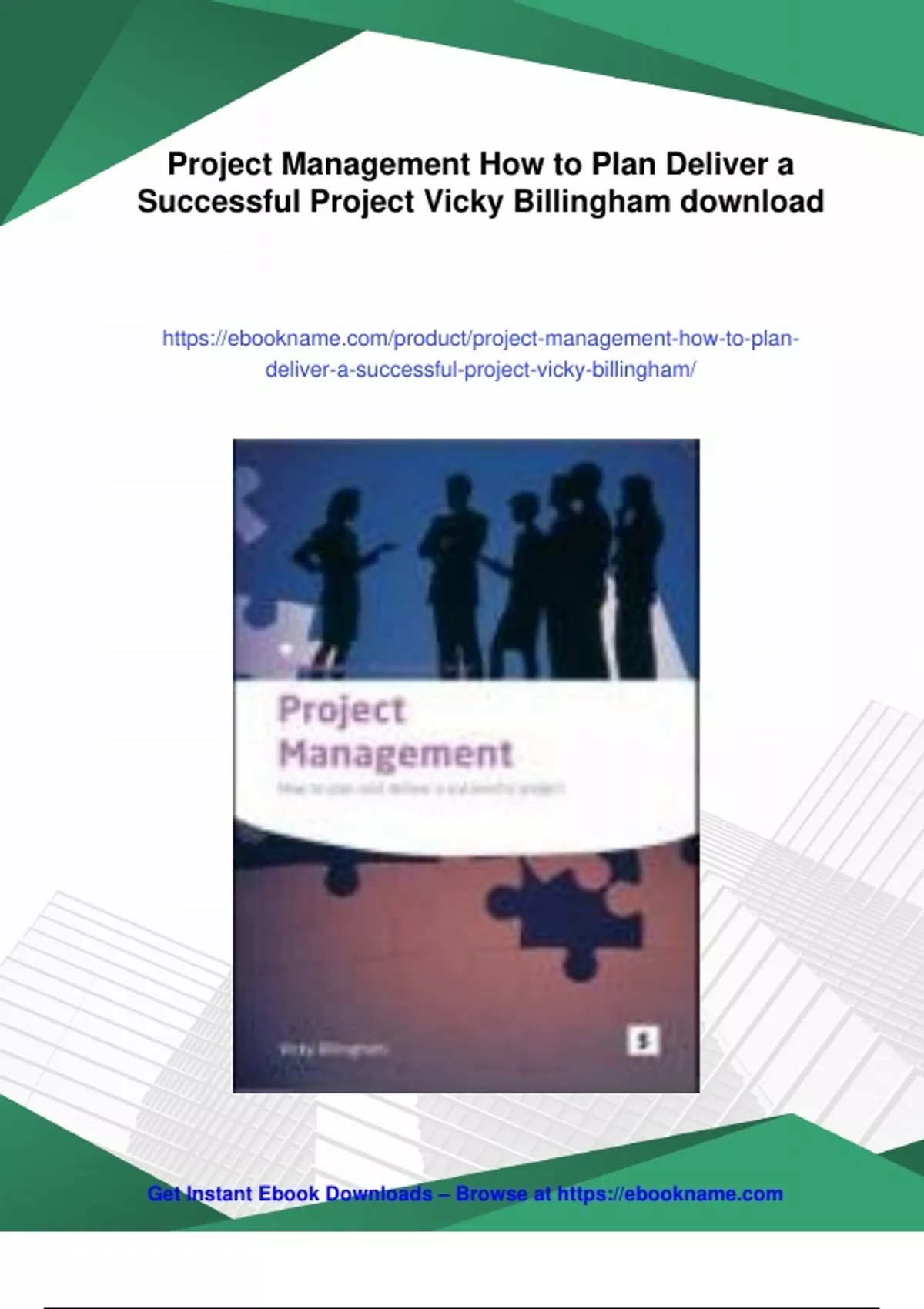 Summary Project Management How to Plan Deliver a Successful Project ...