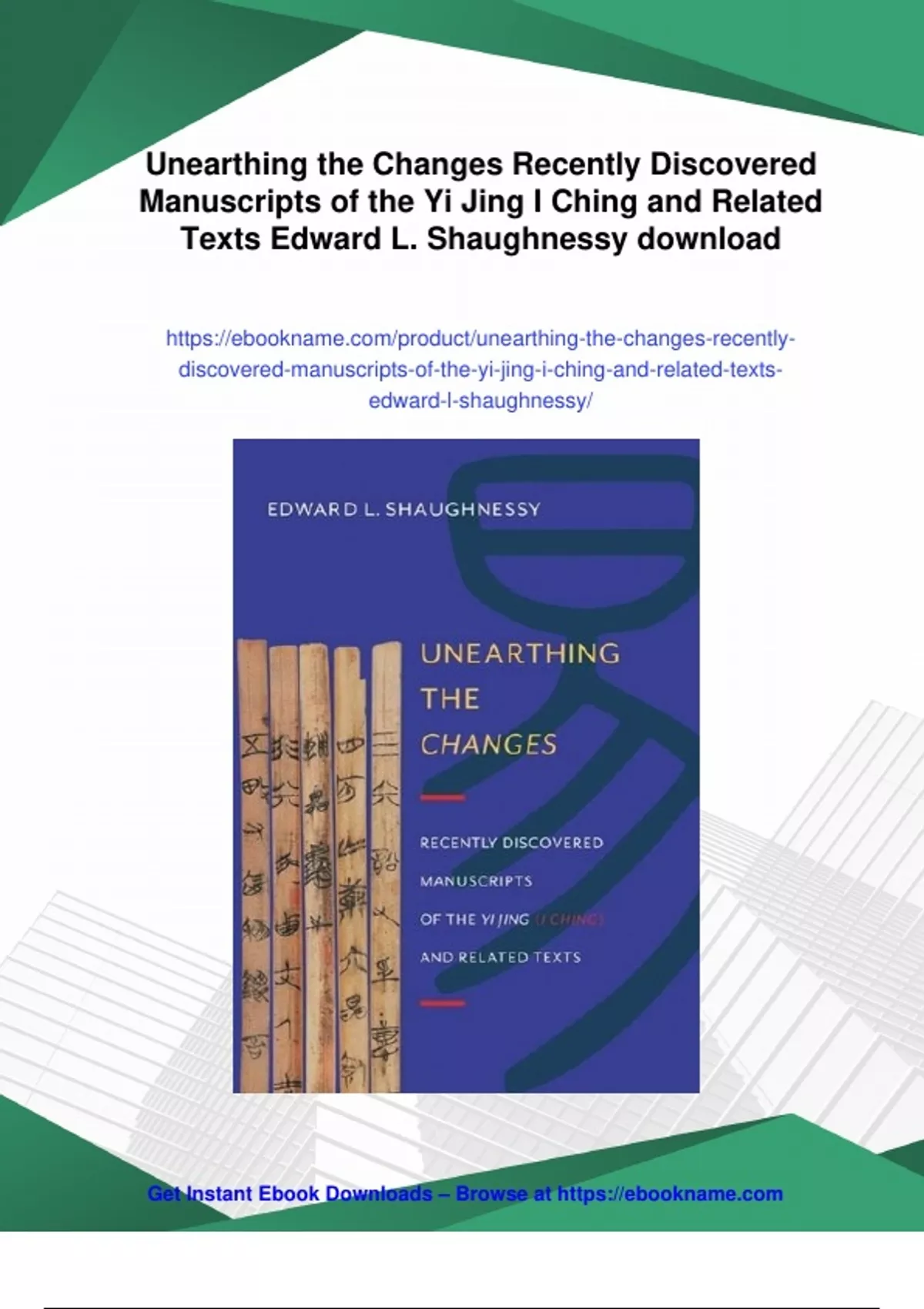 Summary Unearthing the Changes Recently Discovered Manuscripts of the ...