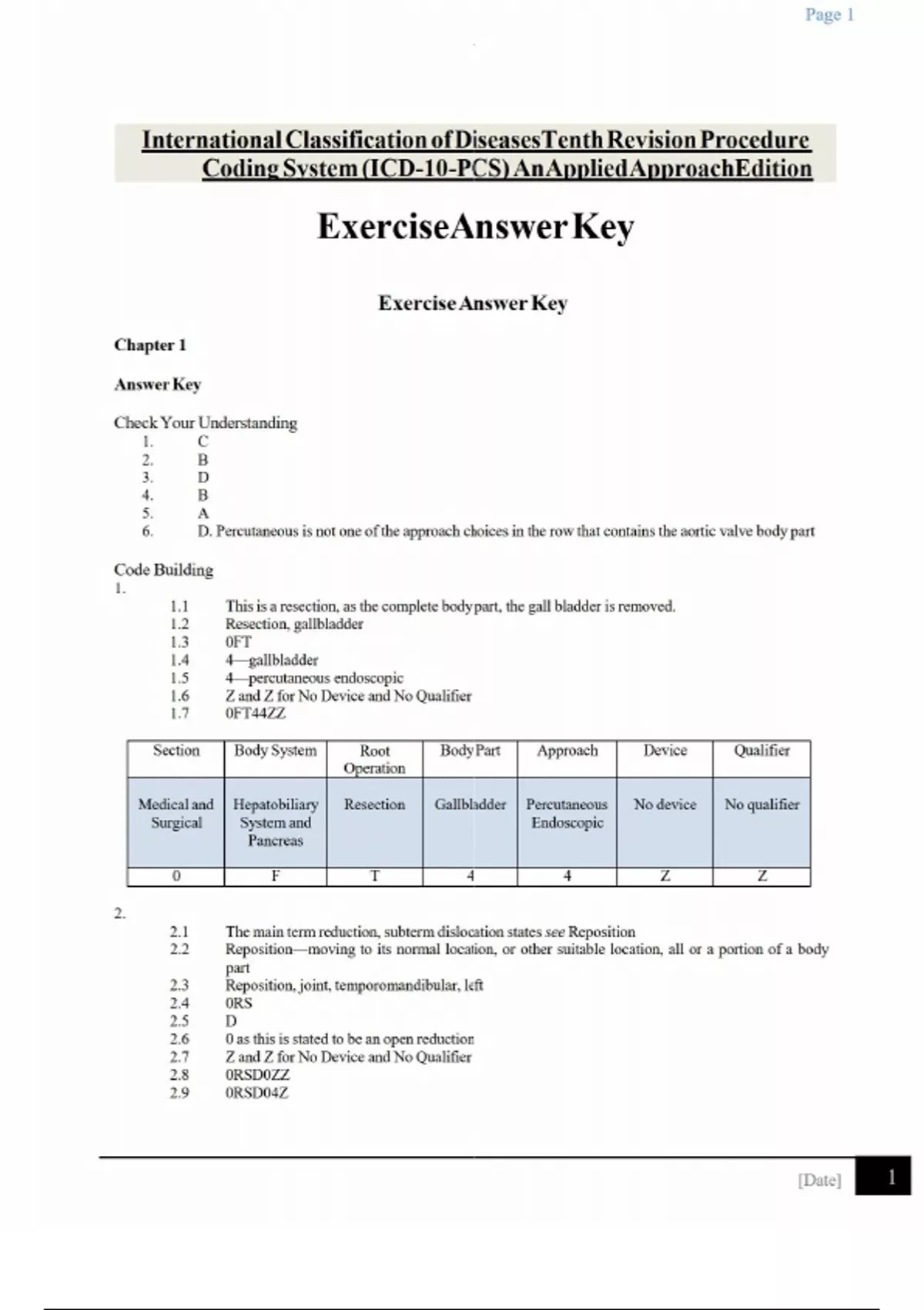 International Classification of Diseases Tenth Revision Procedure Coding System (ICD-10-PCS) An ...