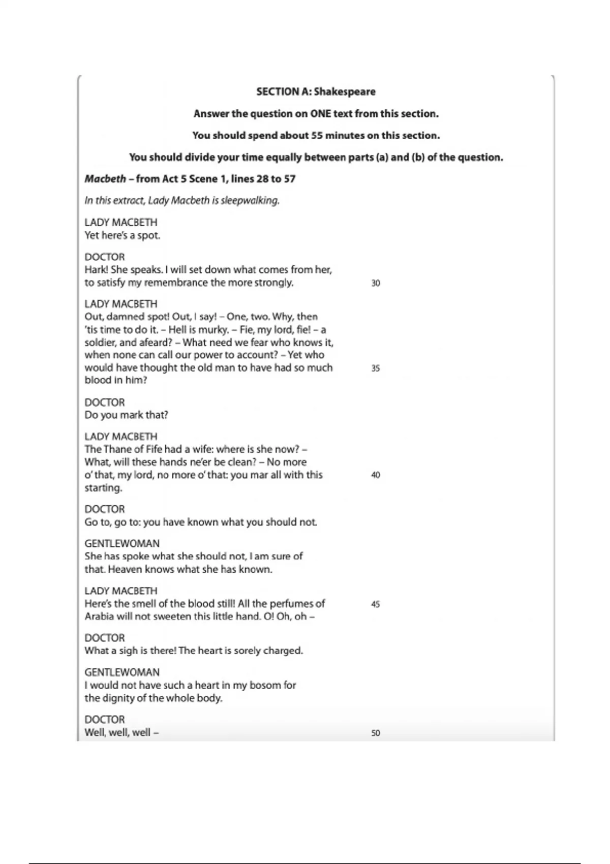 Macbeth – Edexcel GCSE English Literature – Full-Mark Model Response on ...