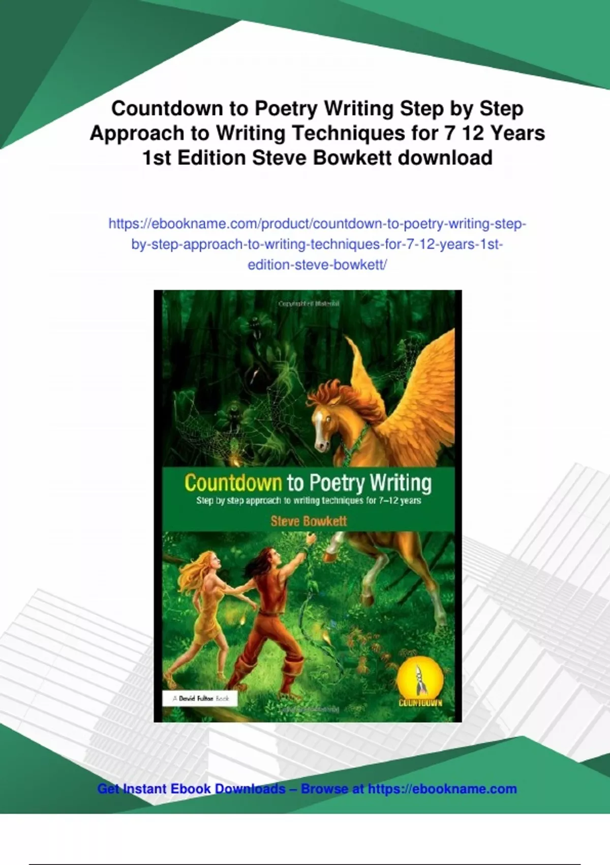 Summary Countdown to Poetry Writing Step by Step Approach to Writing ...