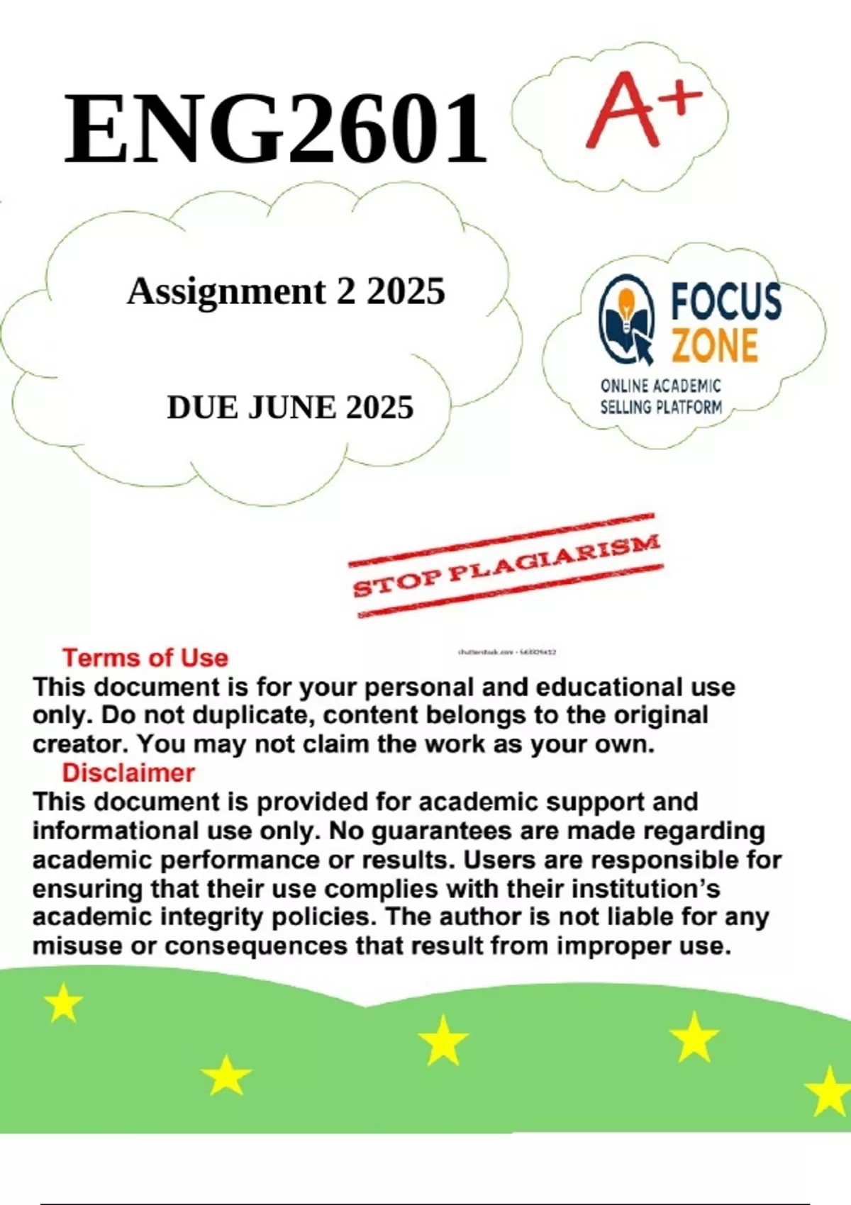 Eng2601 Assignment 2 2025 Due June 2025 Applied English Language