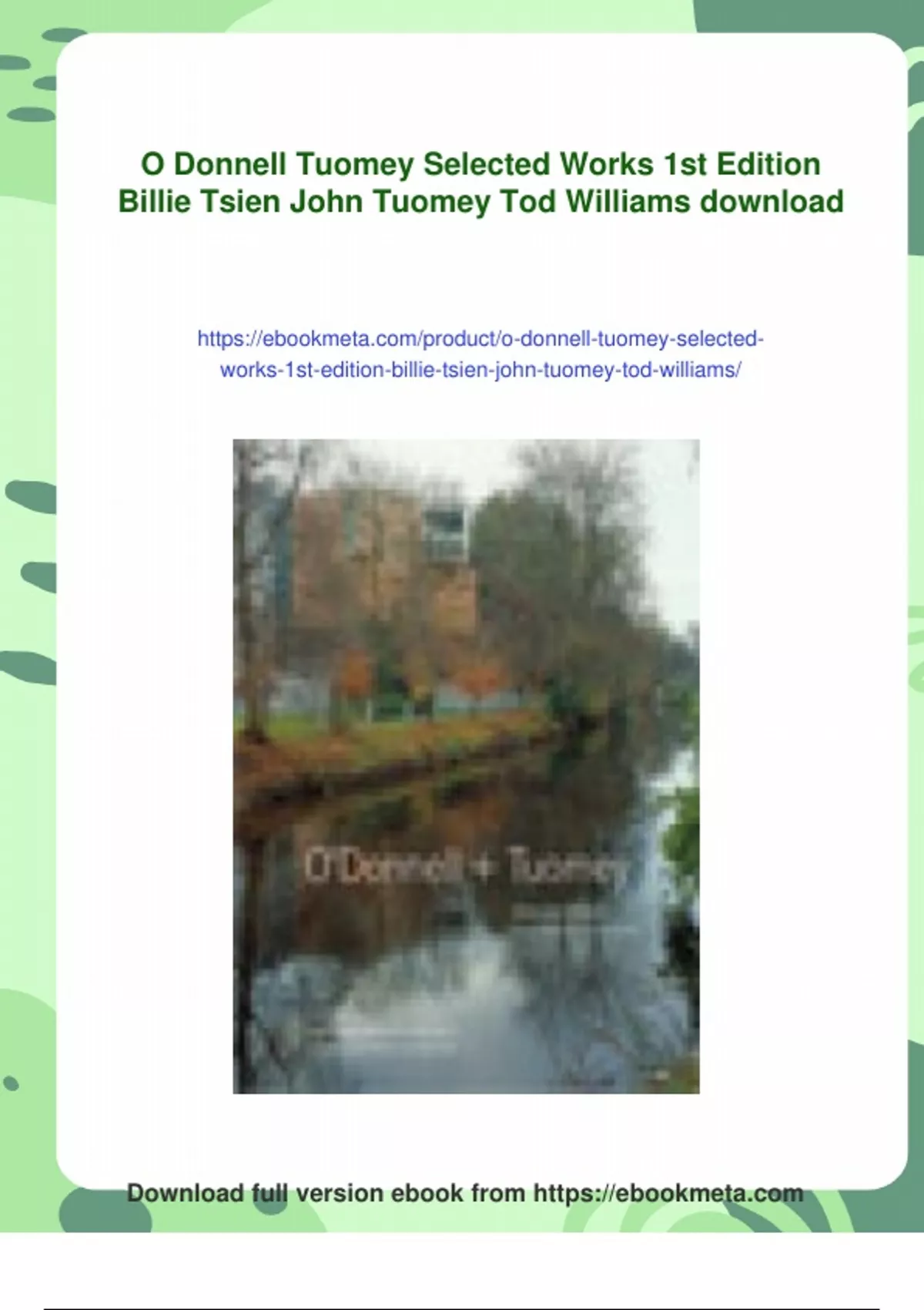 Summary O Donnell Tuomey Selected Works 1st Edition Billie Tsien John ...