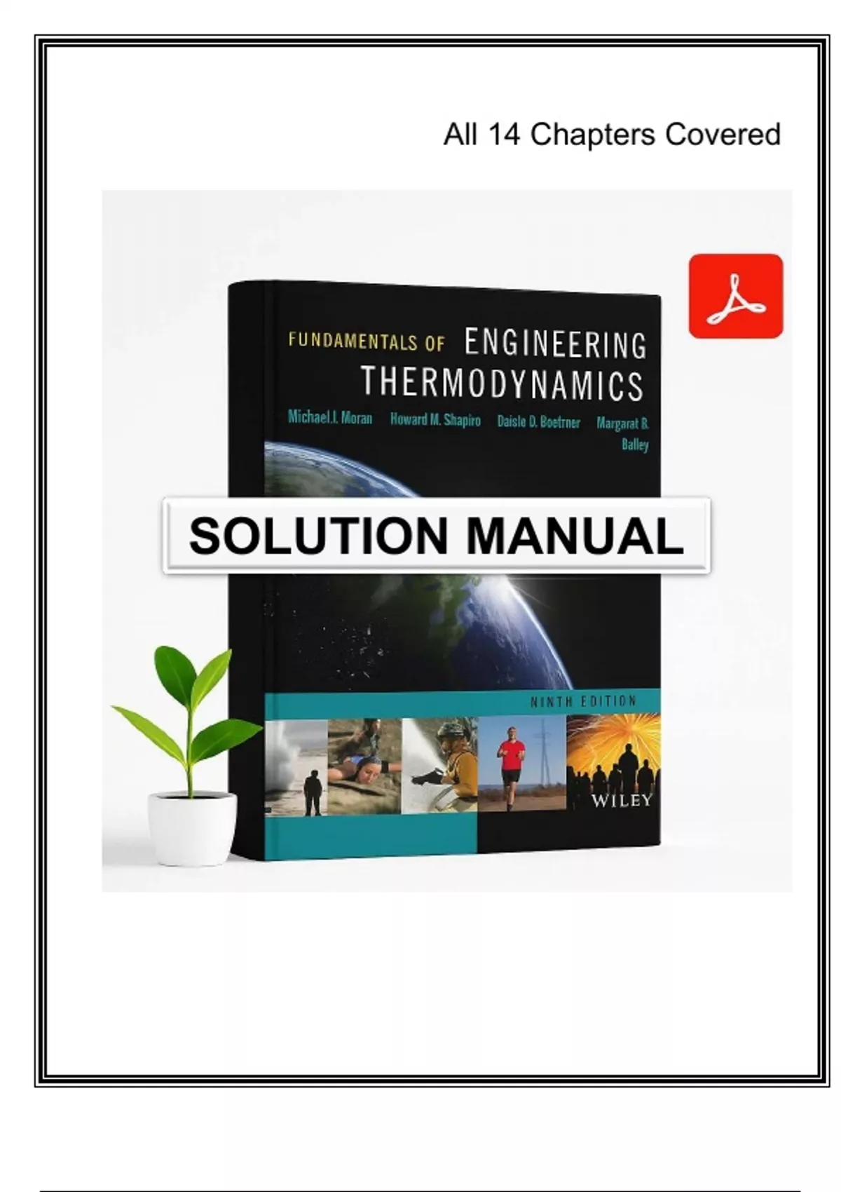 Solution Manual for Fundamentals of Engineering Thermodynamics 9th Edition by Moran | All 14 ...