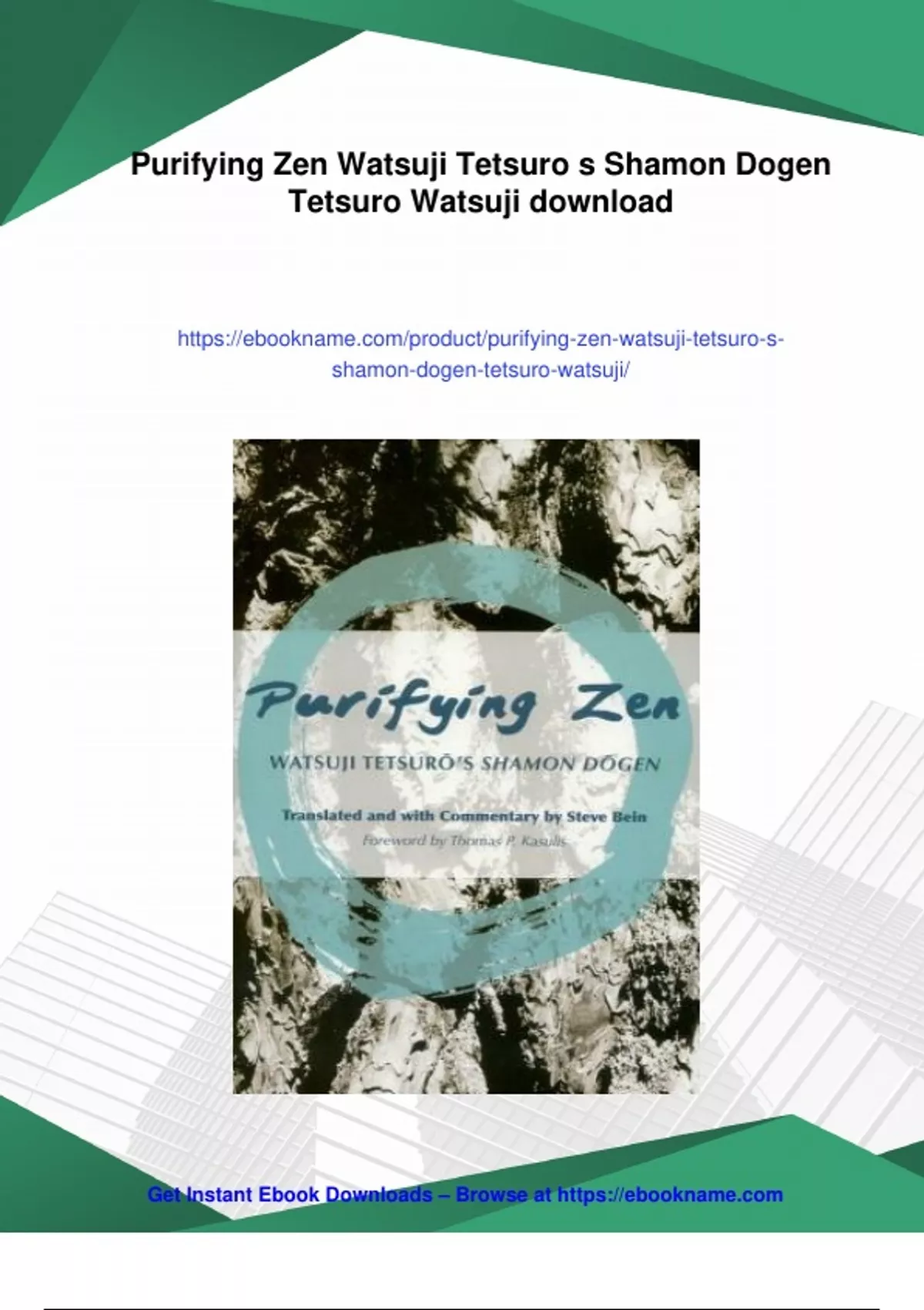 Summary Purifying Zen Watsuji Tetsuro s Shamon Dogen Tetsuro Watsuji ...