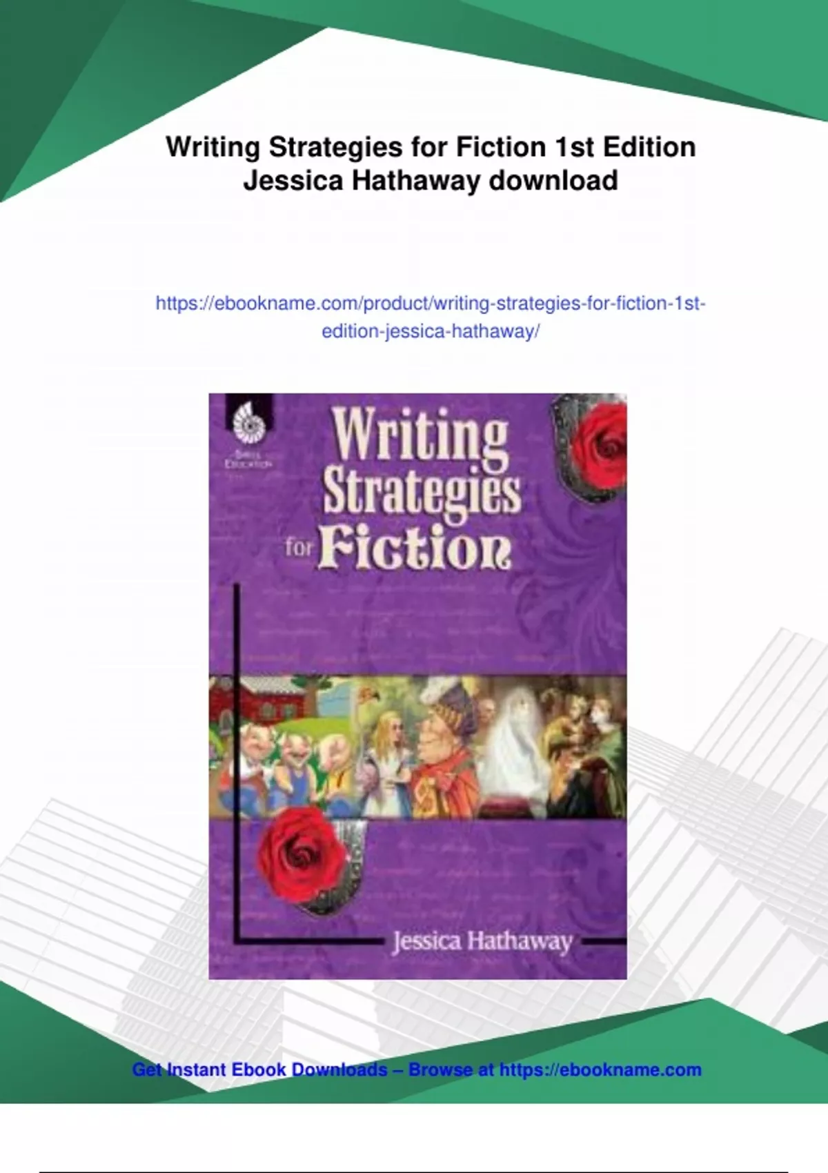 Summary Writing Strategies for Fiction 1st Edition Jessica Hathaway ...