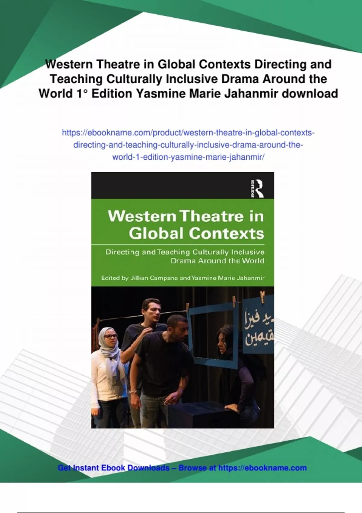 Summary Western Theatre in Global Contexts Directing and Teaching ...
