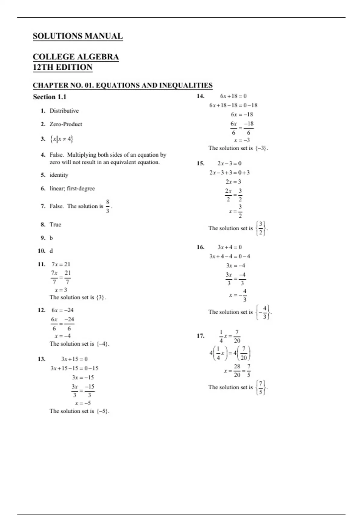 College Algebra (12th Edition, Michael Sullivan, 9780138253622 ...