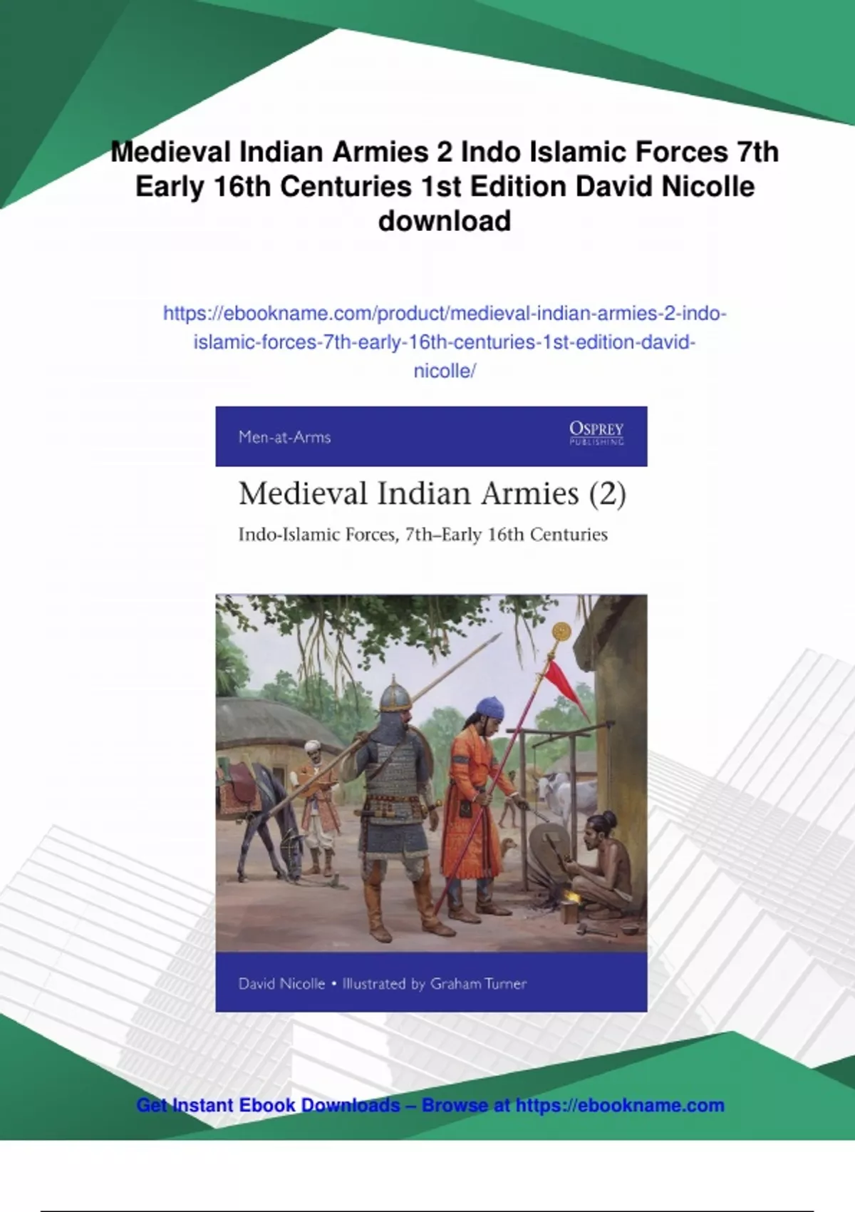 Summary Medieval Indian Armies 2 Indo Islamic Forces 7th Early 16th ...