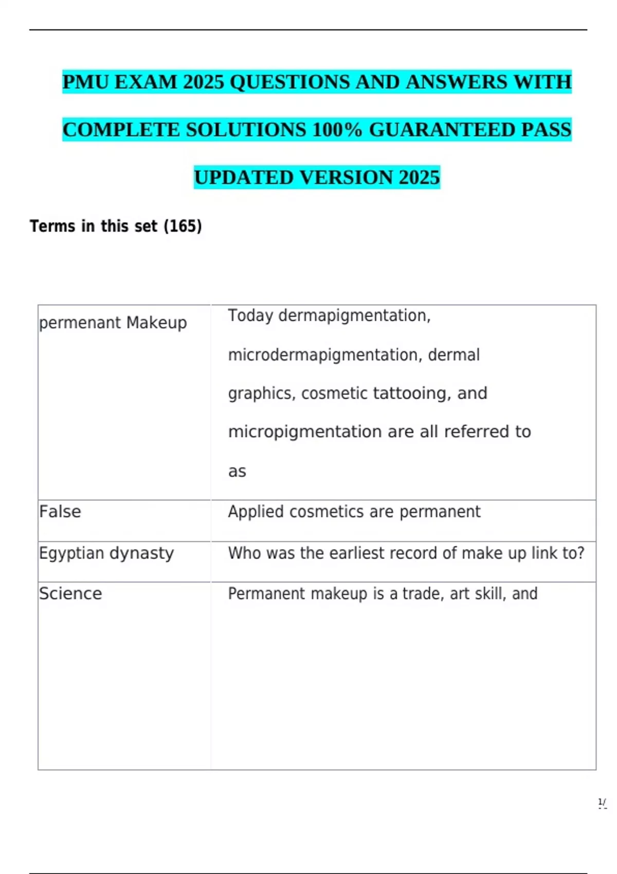 PMU EXAM 2025 QUESTIONS AND ANSWERS WITH COMPLETE SOLUTIONS 100% ...