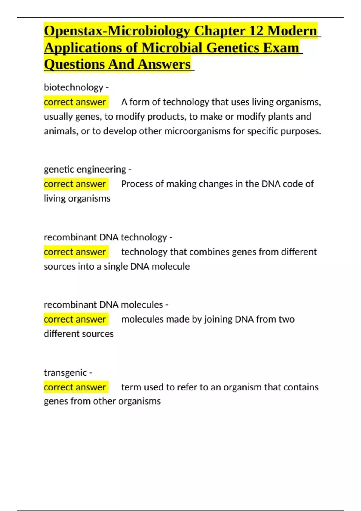 Openstax-Microbiology Chapter 12 Modern Applications of Microbial ...