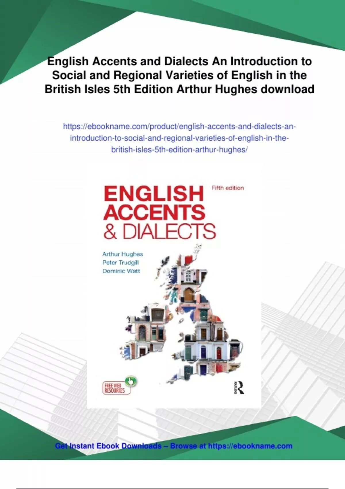 Summary English Accents and Dialects An Introduction to Social and ...