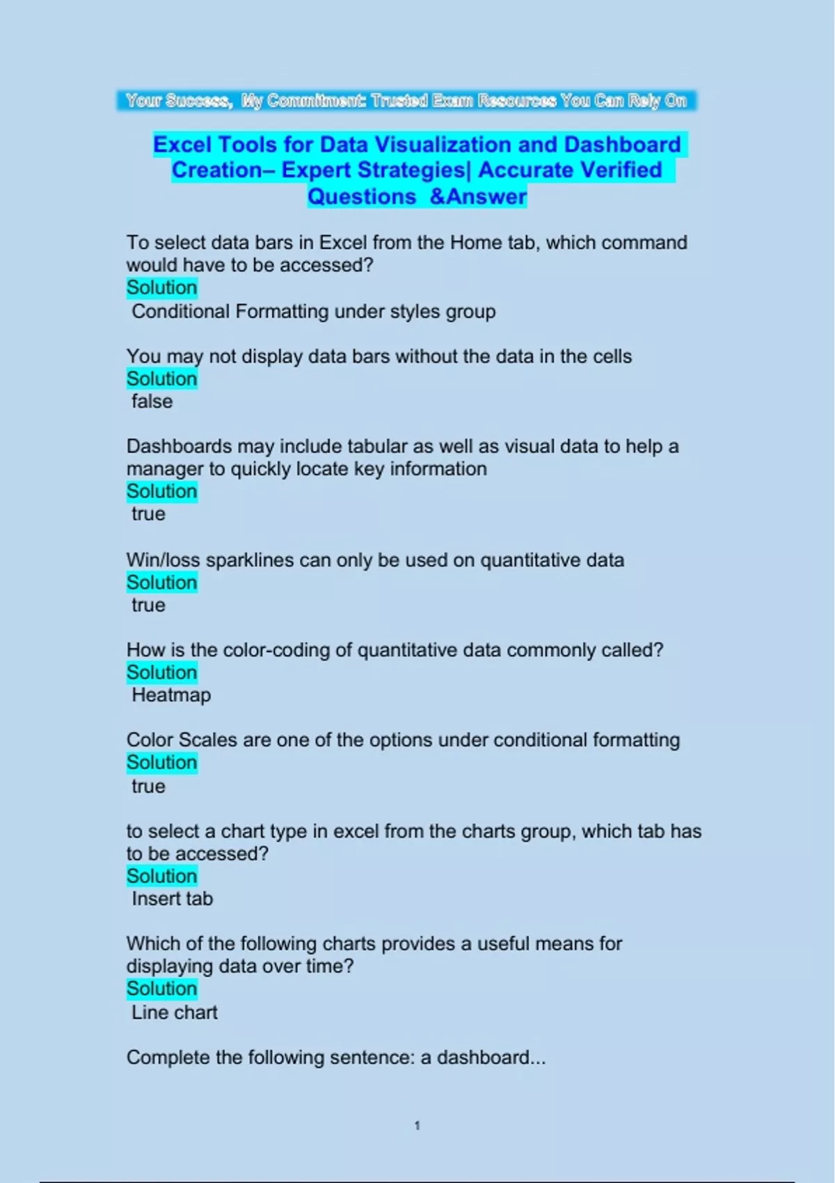 Excel Tools for Data Visualization and Dashboard Creation - Business ...