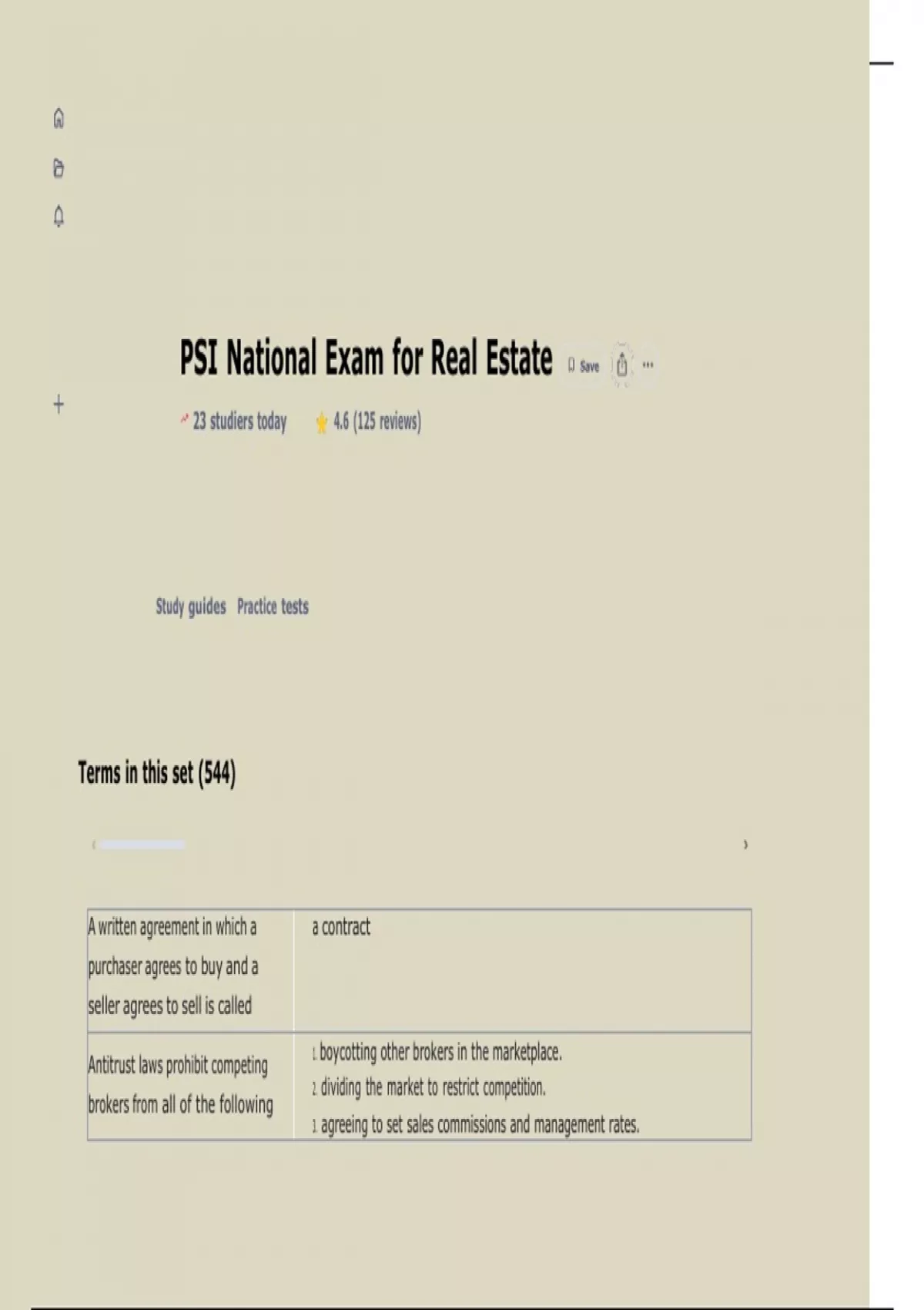 Ultimate Guide to the PSI National Real Estate Exam: 544 Practice ...