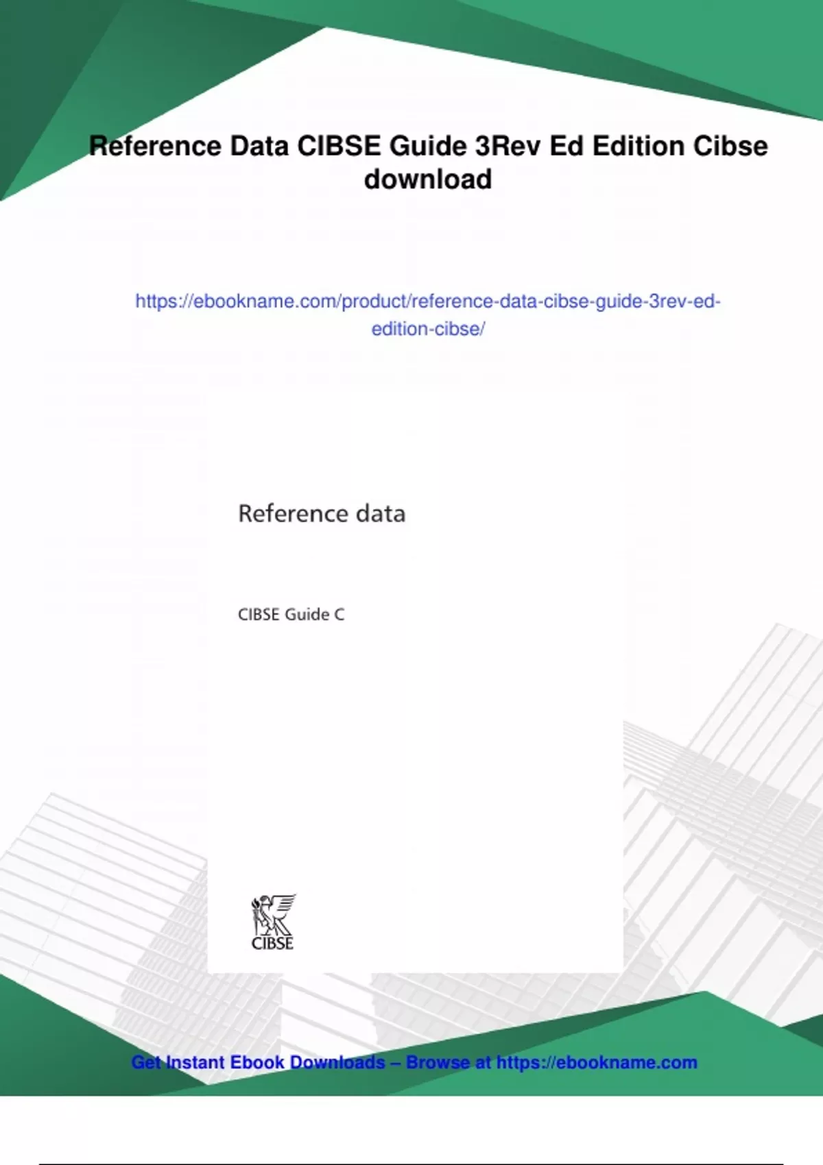 Summary Reference Data CIBSE Guide 3Rev Ed Edition Cibse - Instant Download - Ebookname - Stuvia US