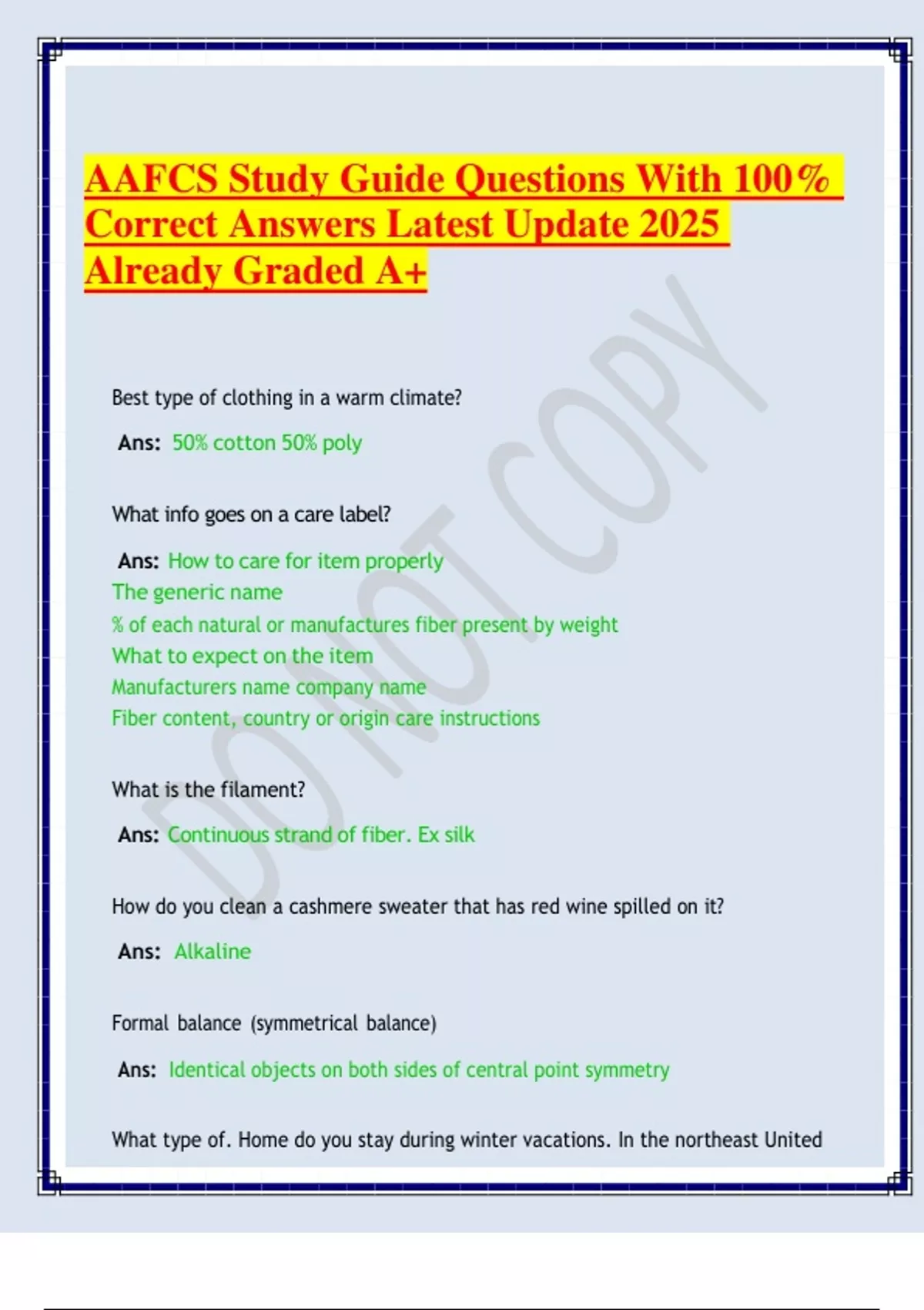NC RADAR LIDAR RECERT Practice Exam Questions With 100- Rated Correct ...