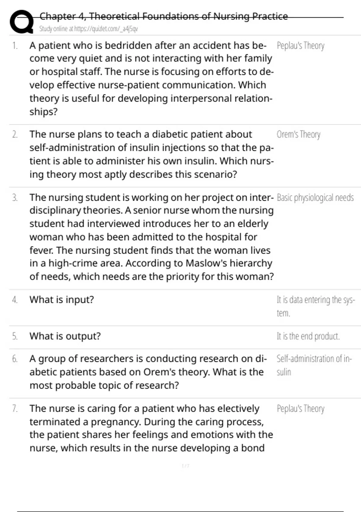 Chapter 4, Theoretical Foundations of Nursing Practice - Chapter 4, Theoretical Foundations of ...