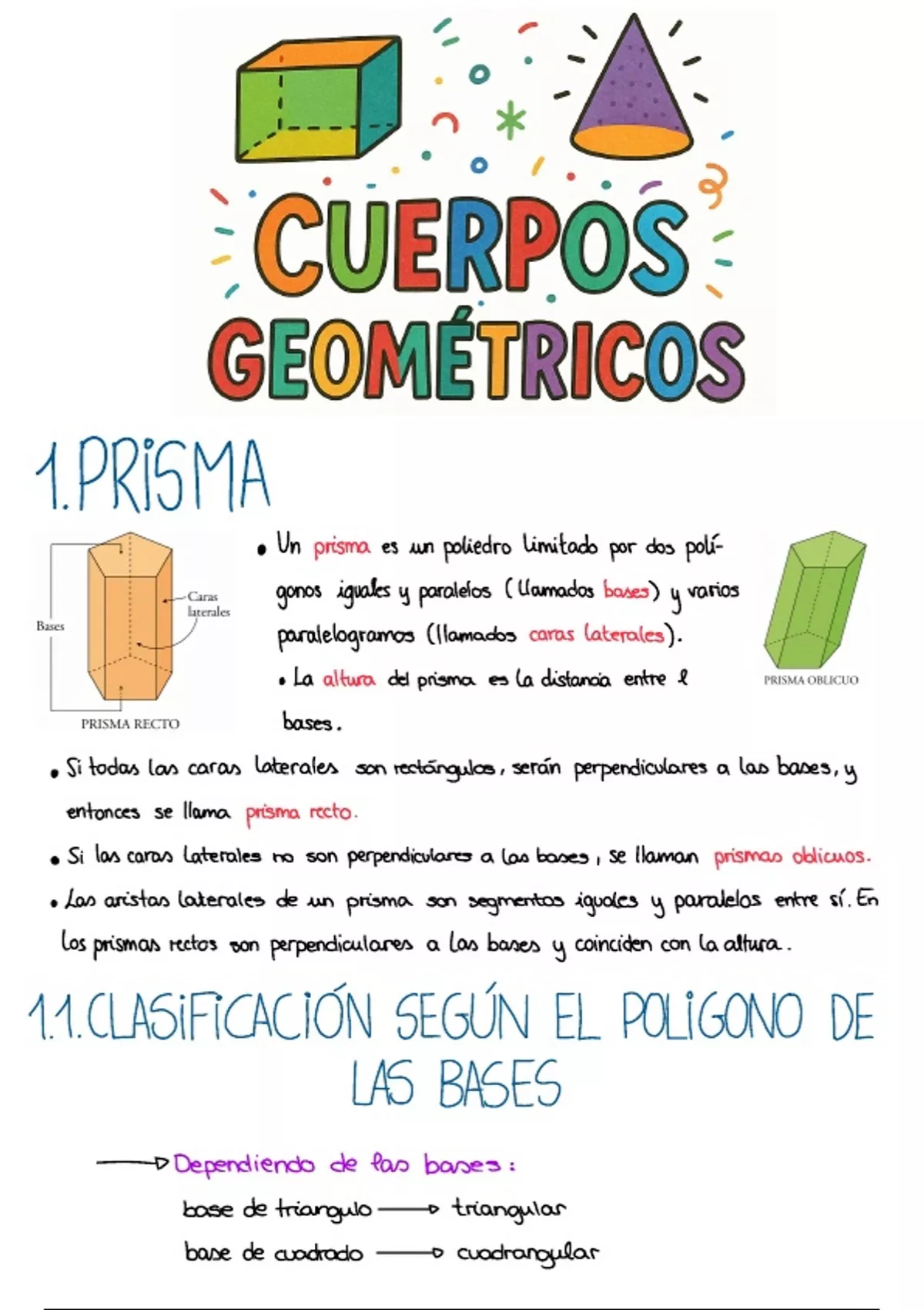 Geometría 3D – Cuerpos geométricos explicados con ejemplos visuales ...