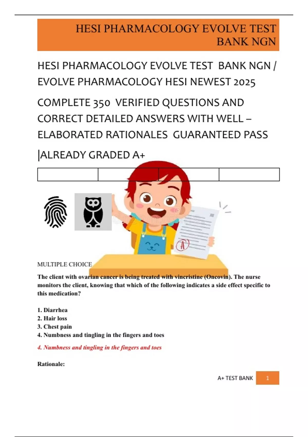 HESI PHARMACOLOGY EVOLVE TEST BANK NGN / EVOLVE PHARMACOLOGY HESI ...