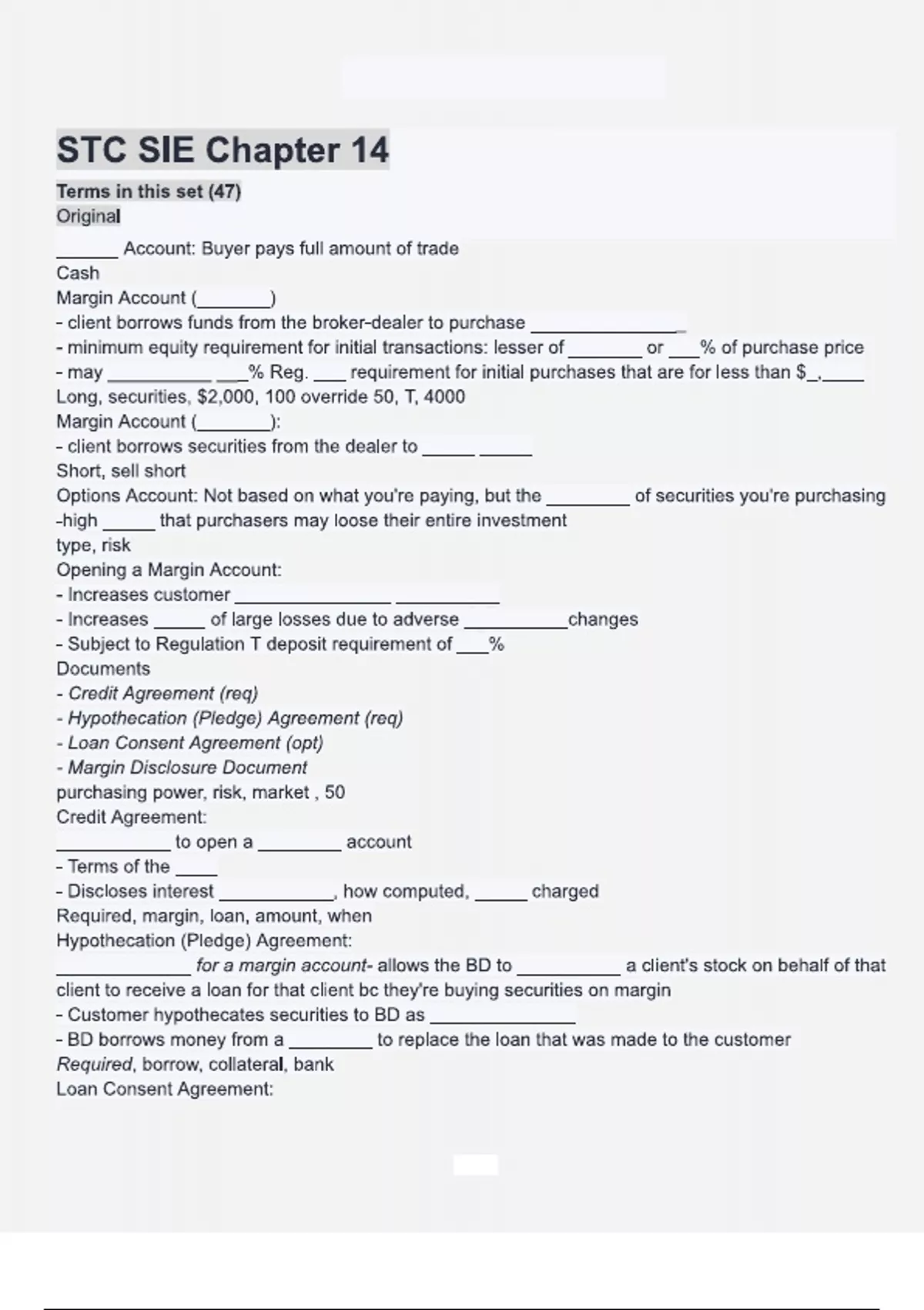 STC - SIE Final Exam Bank - Complete Exam Questions with Detailed Verified Answers - Fifth ...