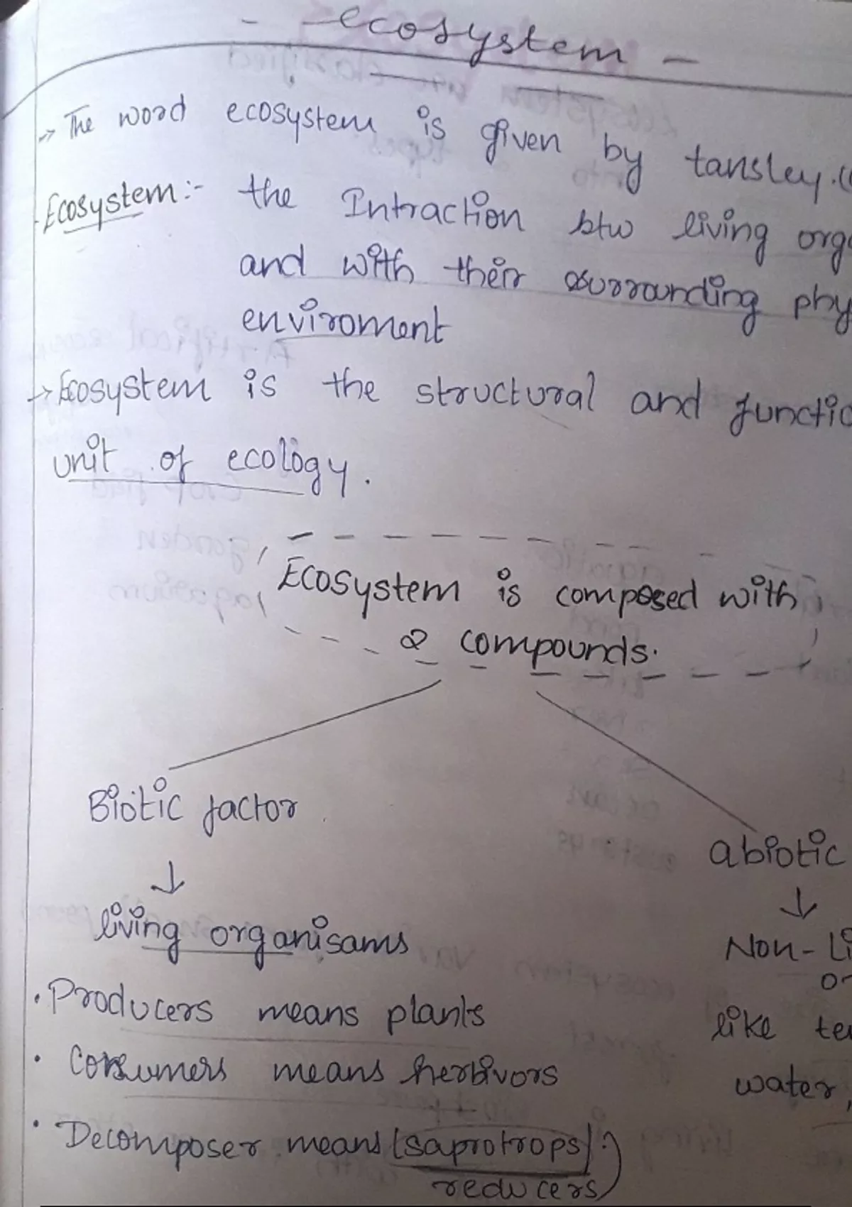 Ecosystem class 12 class notes with extra information - Biology - Stuvia US