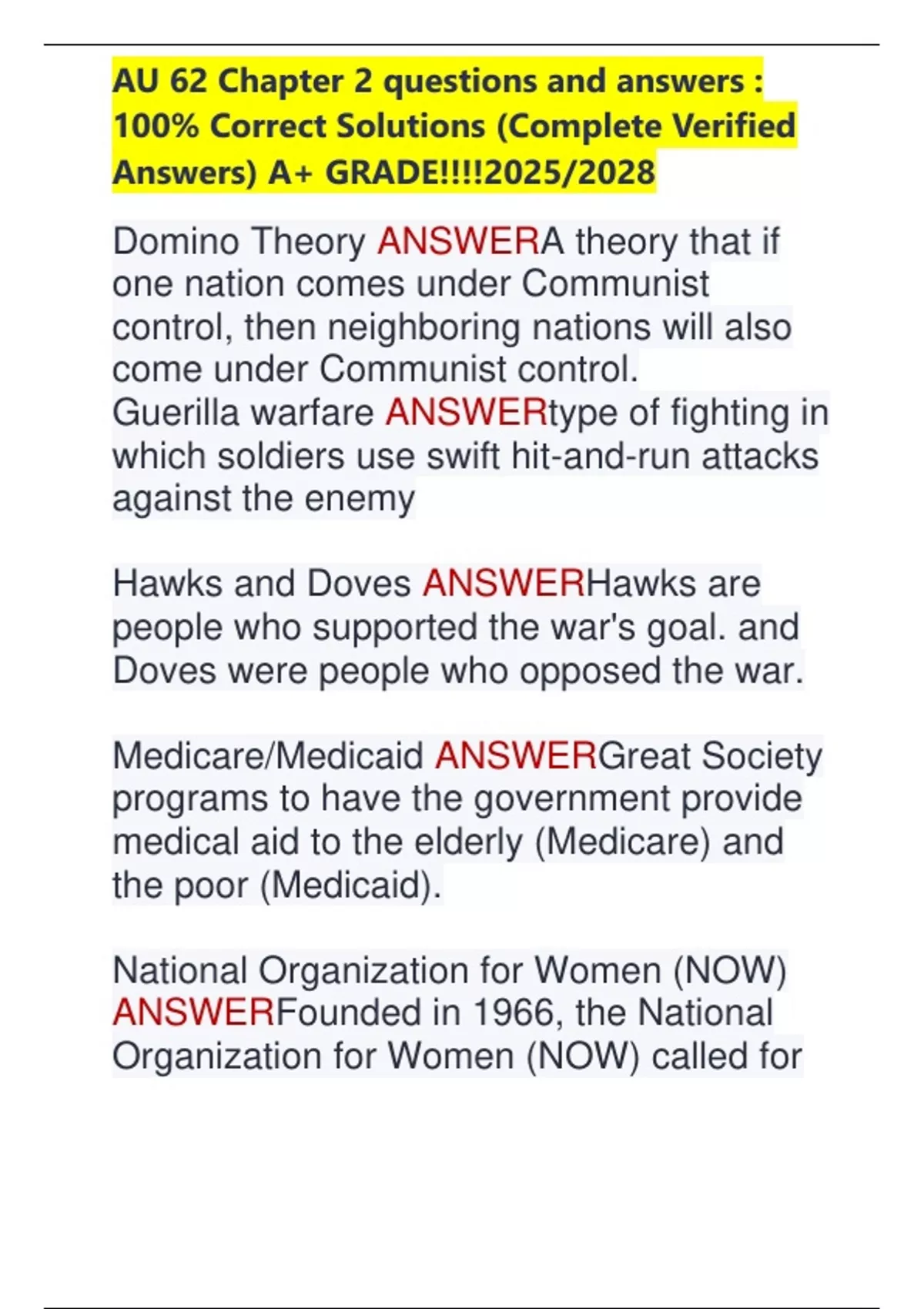 Paramedic FISDAP Airway Final Review 2024 Questions & Answers ( A+ Graded 100% Verified 2025/ ...
