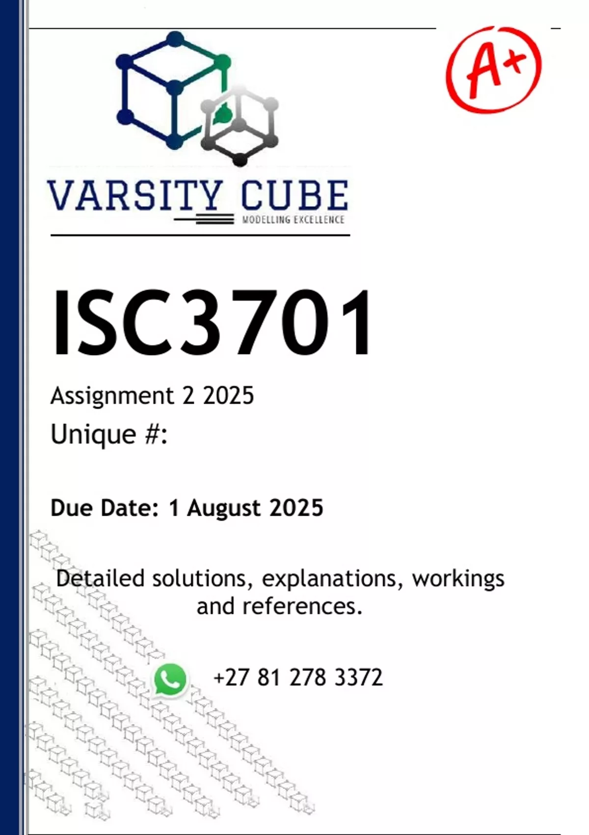 ISC3701 Assignment 2 (DETAILED ANSWERS) 2025 - DISTINCTION GUARANTEED - Instructional studies ...
