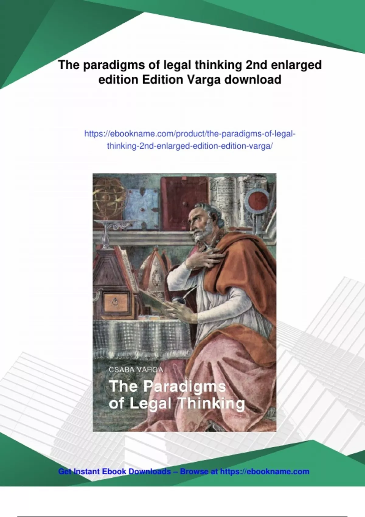 Summary The paradigms of legal thinking 2nd enlarged edition Edition ...