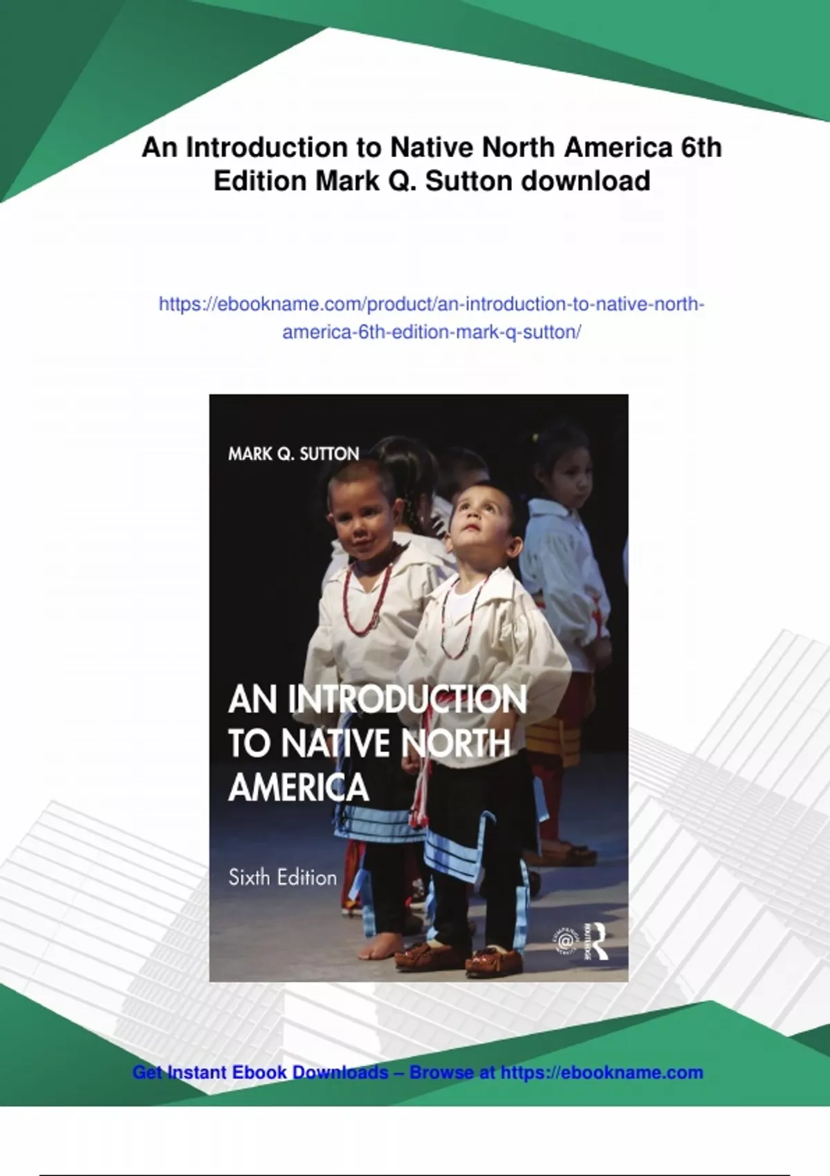 Summary An Introduction to Native North America 6th Edition Mark Q ...