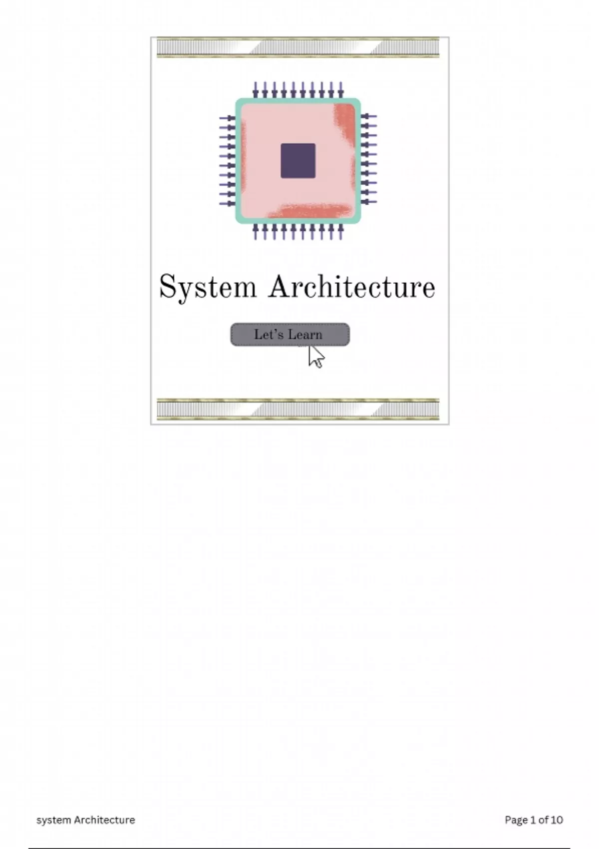 Summary Comprehensive Overview of System Architecture - Computer sciencec - Stuvia US