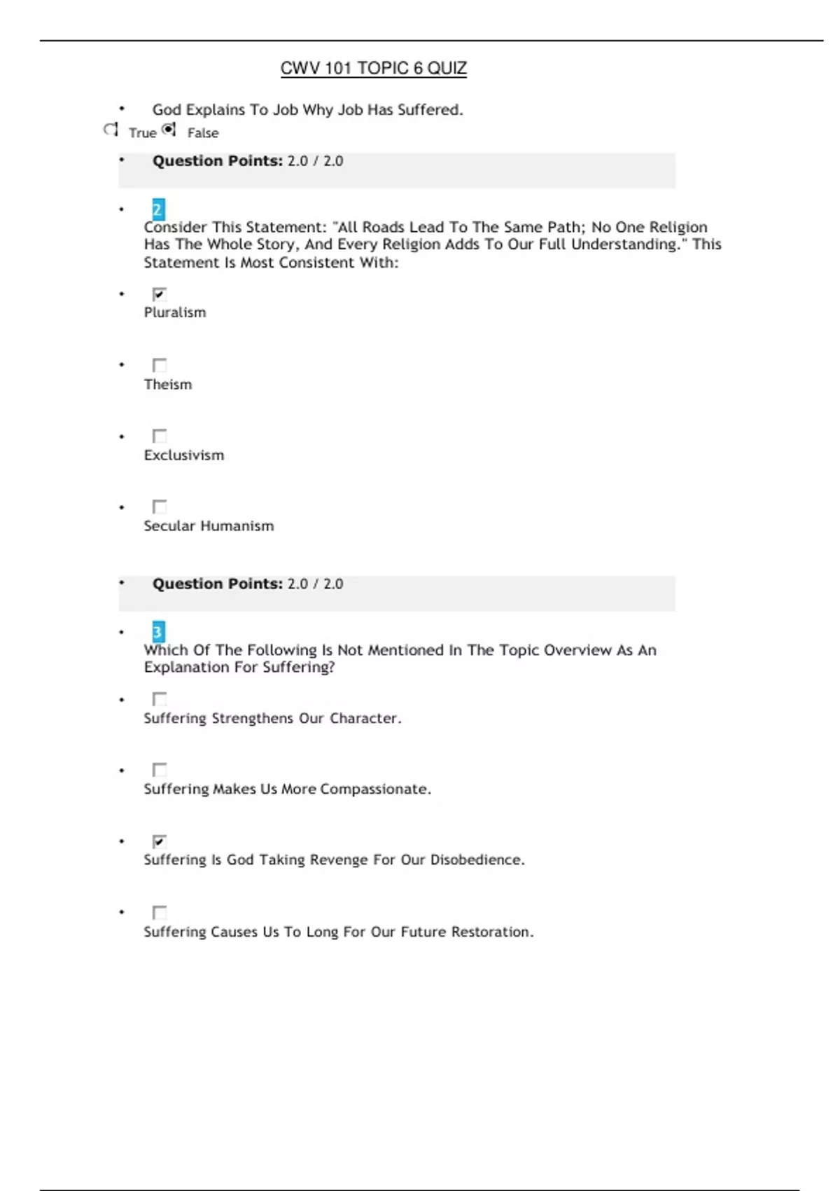 CWV 101 Topic 6 Quiz – Questions And Answers - CWV-101 - Stuvia US