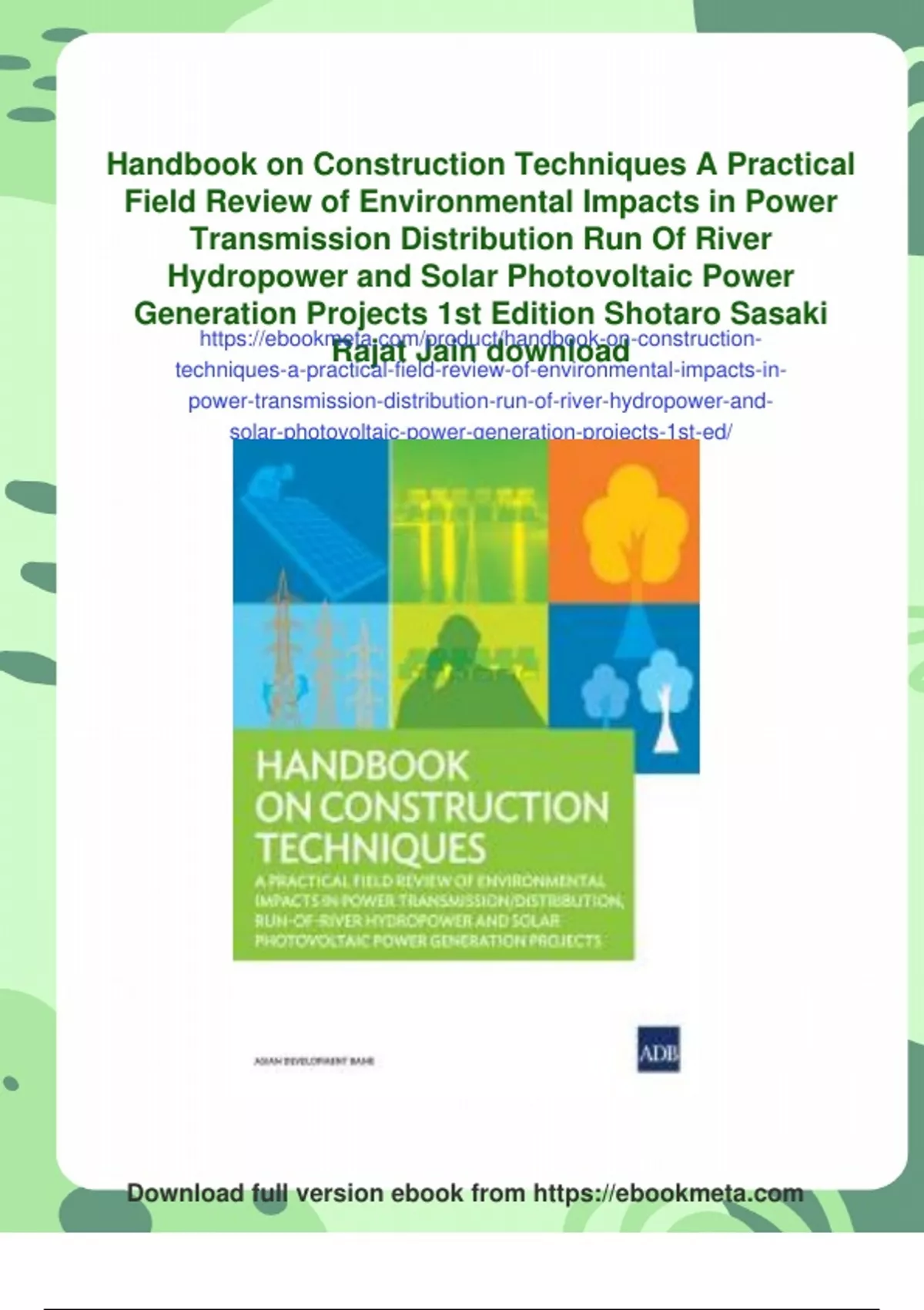 Summary Handbook on Construction Techniques A Practical Field Review of ...