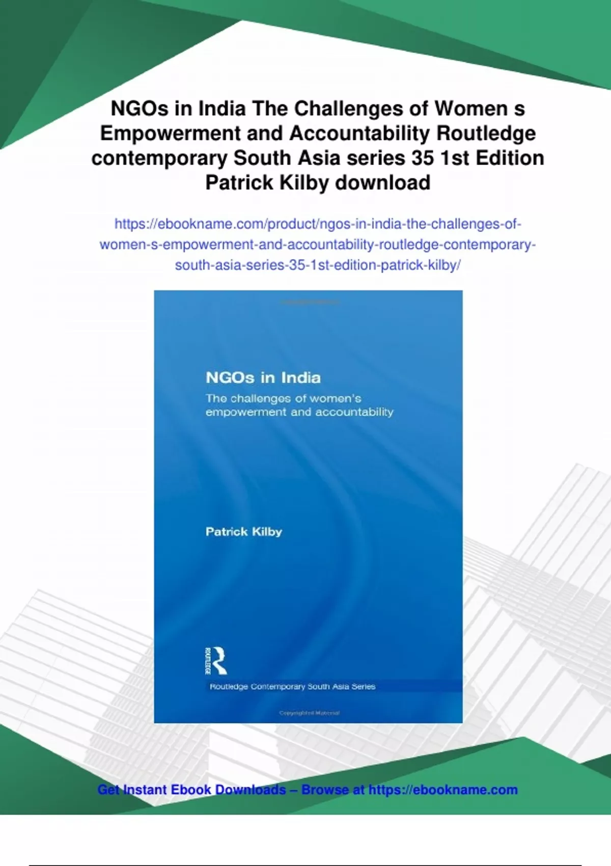 Summary NGOs in India The Challenges of Women s Empowerment and ...