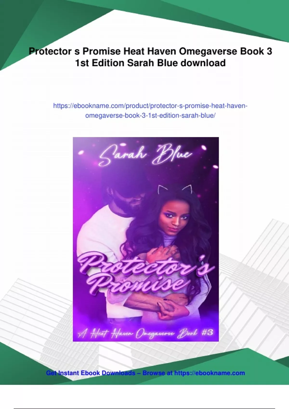 Summary Protector s Promise Heat Haven Omegaverse Book 3 1st Edition ...