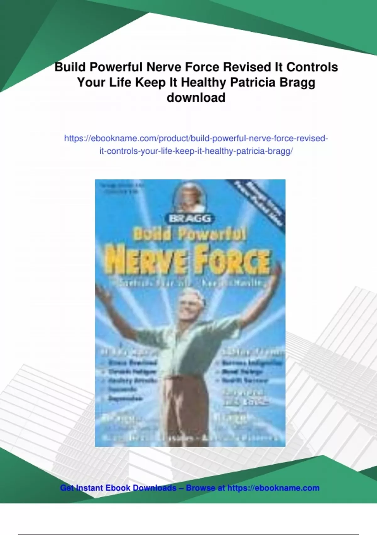 Summary Build Powerful Nerve Force Revised It Controls Your Life Keep ...