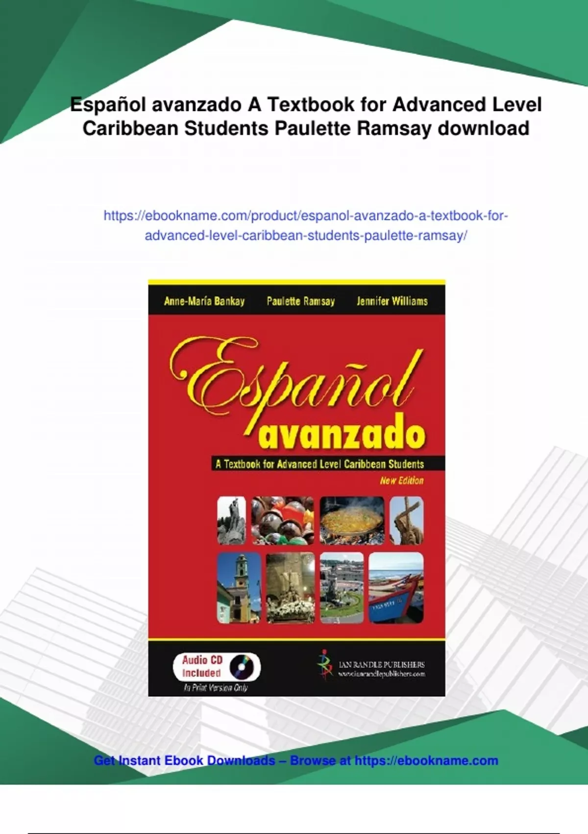 Summary Español avanzado A Textbook for Advanced Level Caribbean ...