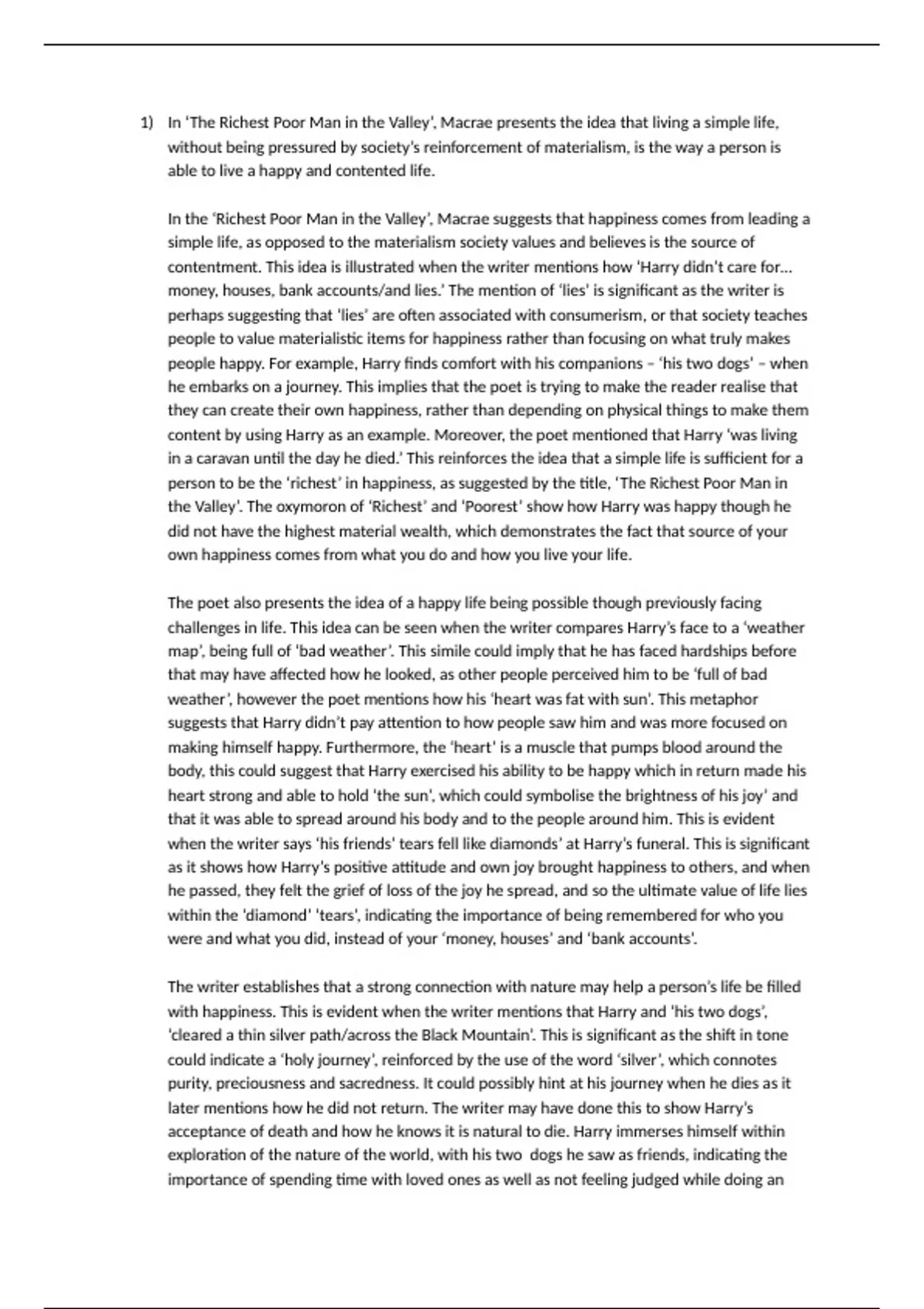 AQA English Literature June 2019 Paper 2 GCSE - Section C, Question 1 ...