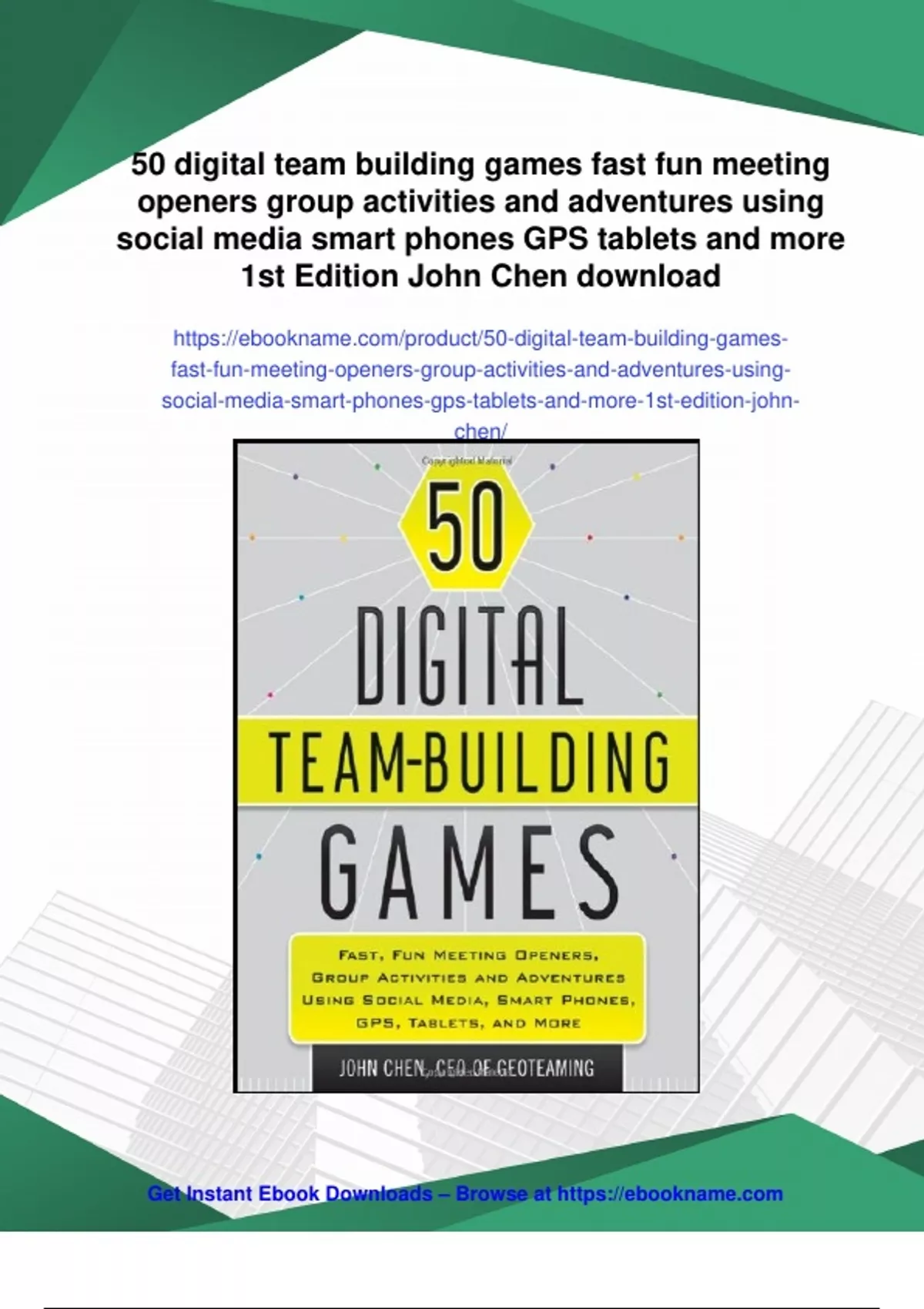 Summary 50 digital team building games fast fun meeting openers group ...