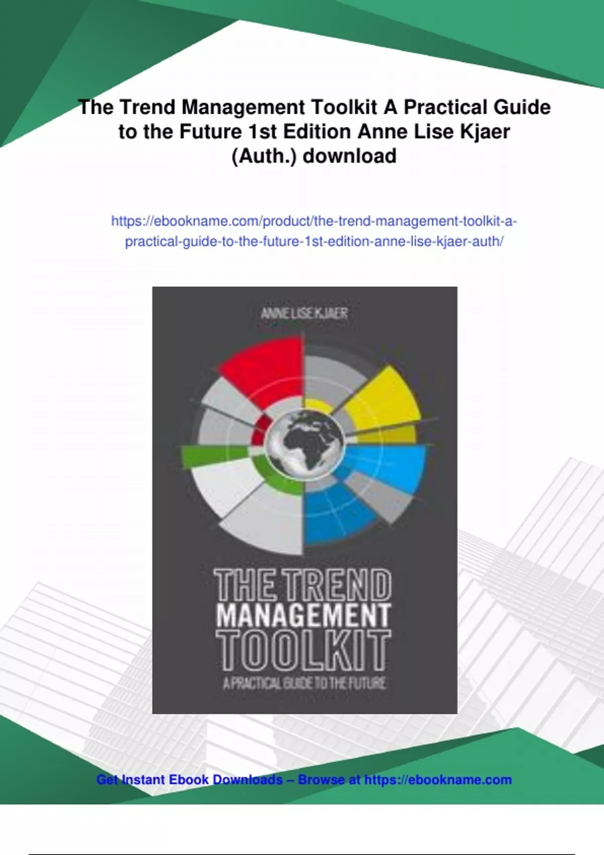 Summary The Trend Management Toolkit A Practical Guide to the Future ...