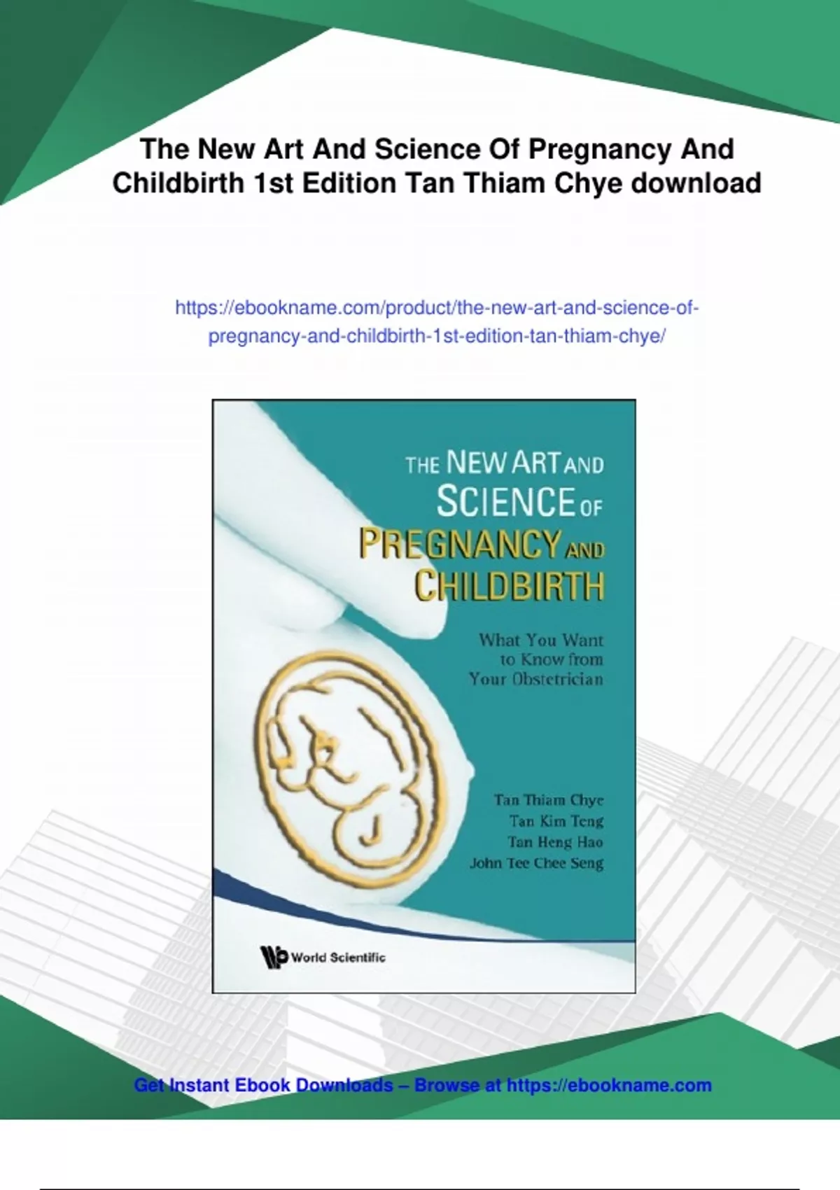 Summary The New Art And Science Of Pregnancy And Childbirth 1st Edition ...