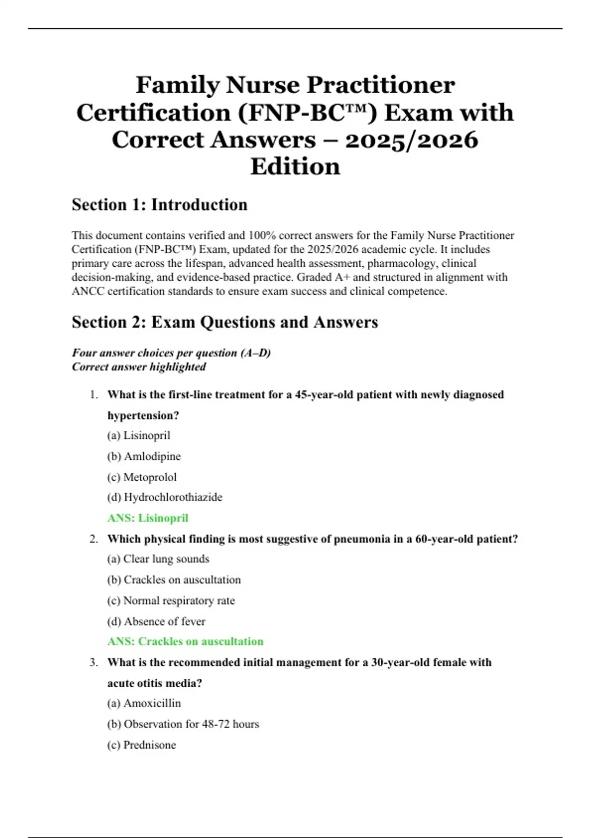 ANCC Nurse Practitioner Certifications – PACKAGE DEAL – PMHNP-BC ...