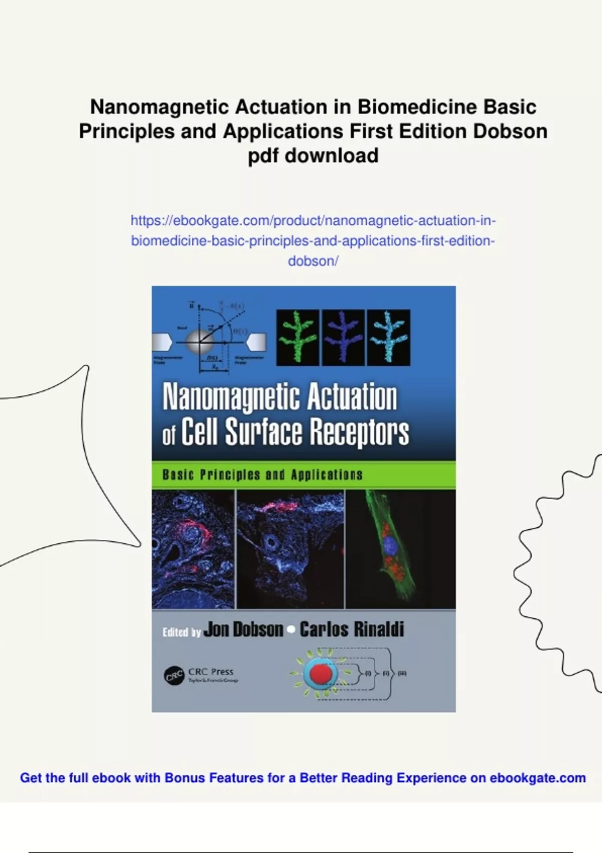 Summary Nanomagnetic Actuation in Biomedicine Basic Principles and ...