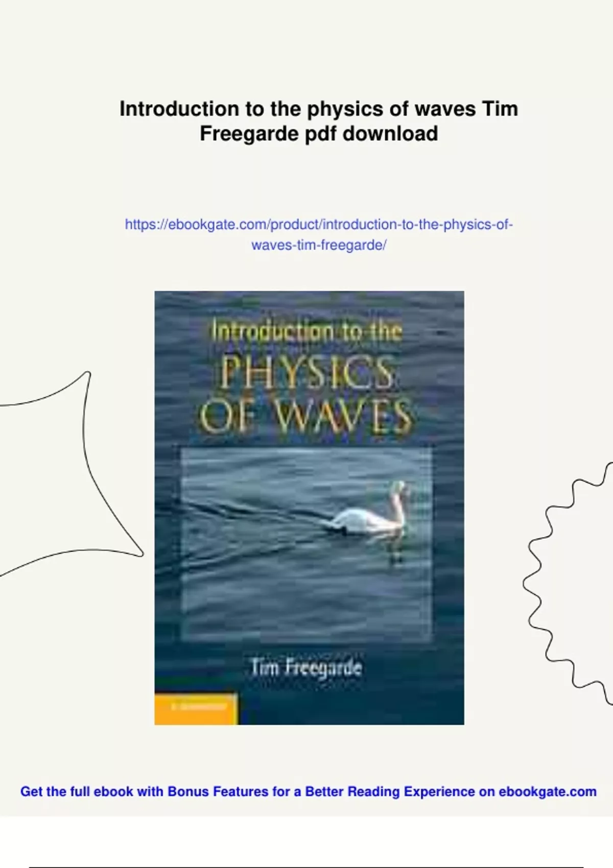 Summary Introduction to the physics of waves Tim Freegarde - Digital ...