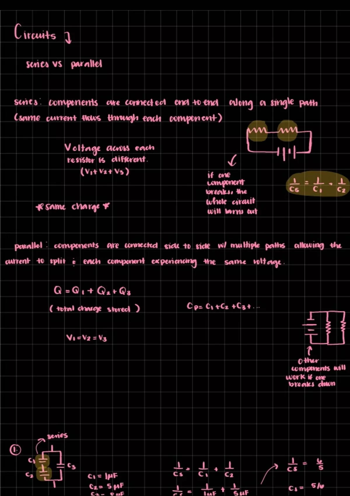 Circuits (series vs parallel) - PHY 316 (56905) - Stuvia US