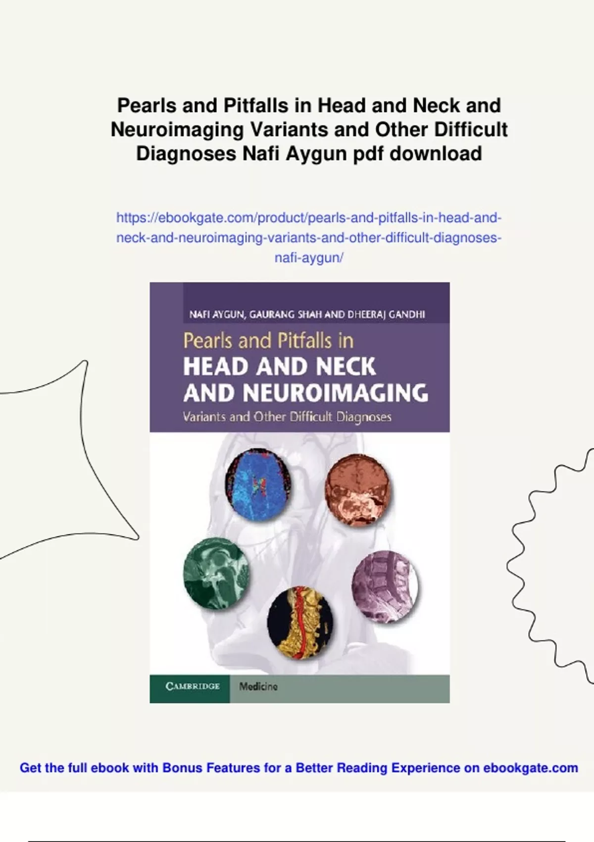 Summary Pearls and Pitfalls in Head and Neck and Neuroimaging Variants ...