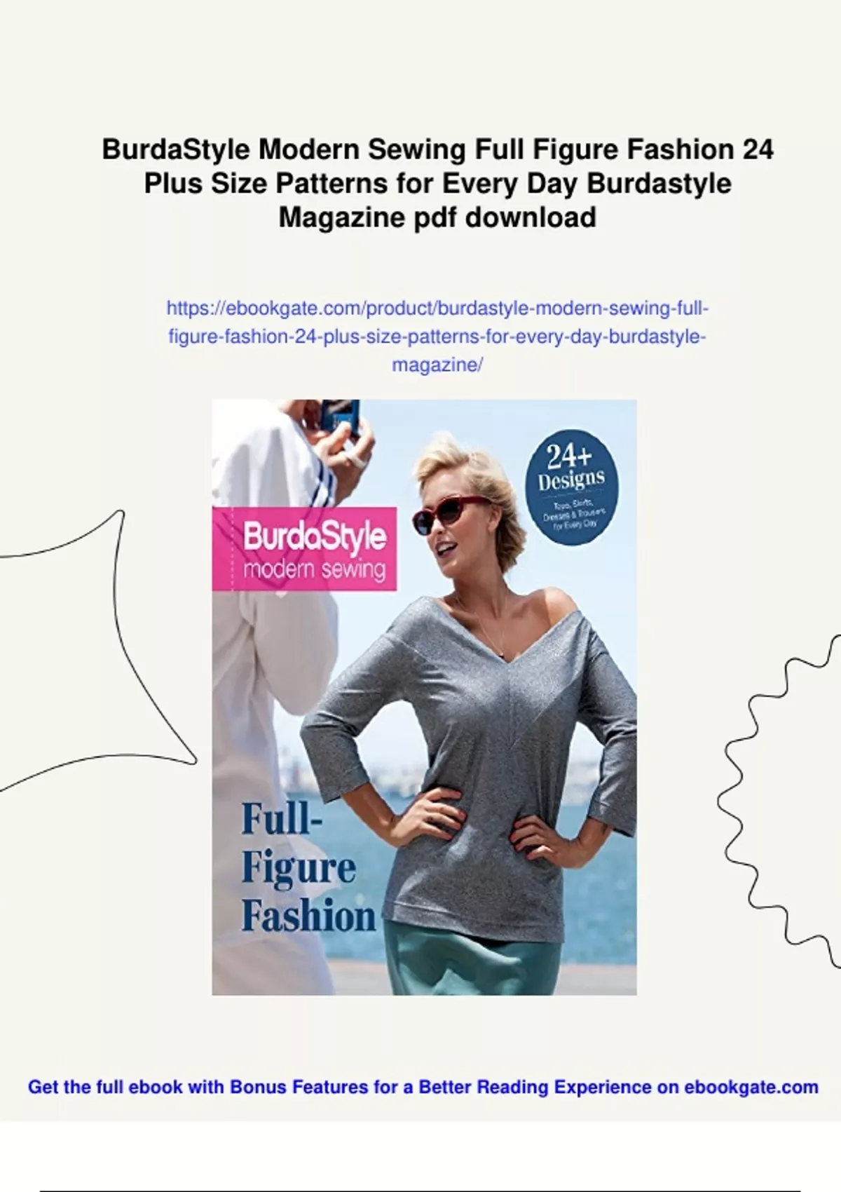 Summary BurdaStyle Modern Sewing Full Figure Fashion 24 Plus Size Patterns for Every Day ...