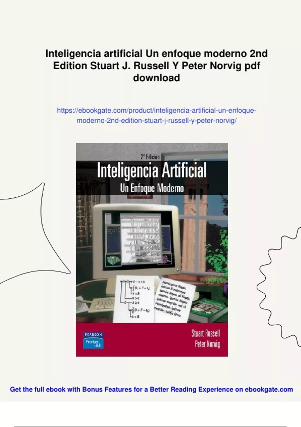 Summary Inteligencia artificial Un enfoque moderno 2nd Edition Stuart J. Russell Y Peter Norvig ...