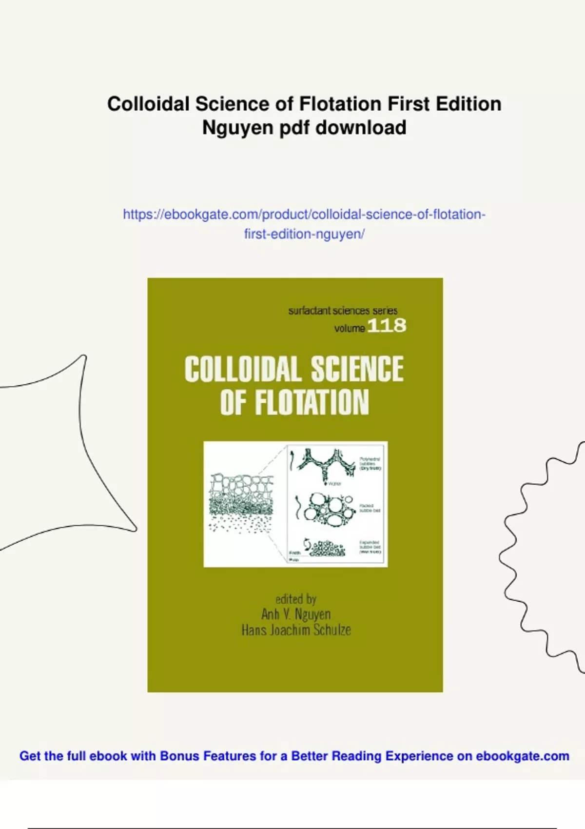 Summary Colloidal Science of Flotation First Edition Nguyen - Instant ...
